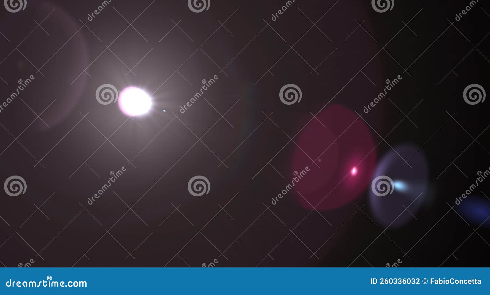 Abstract Background with Wide Angle Lens Optical Flare Effect ...