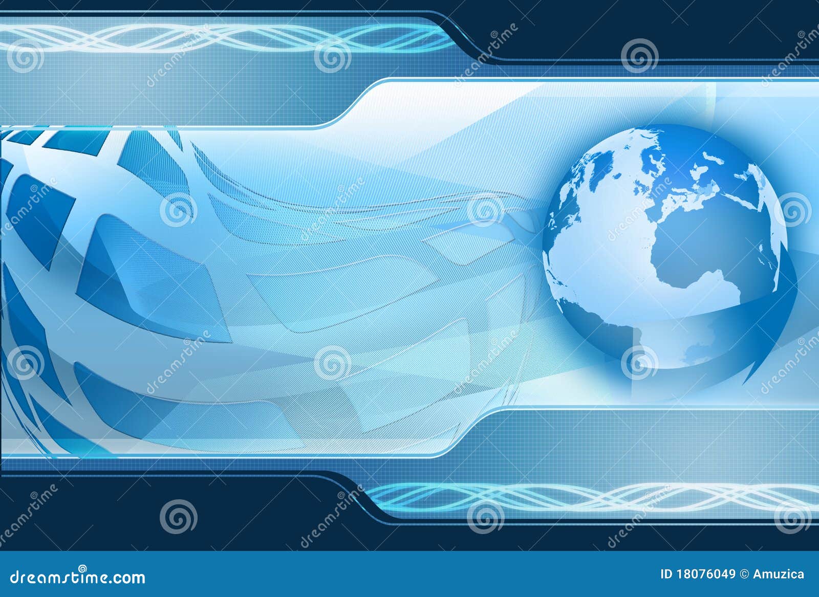Abstract Background with World Stock Illustration - Illustration of ...