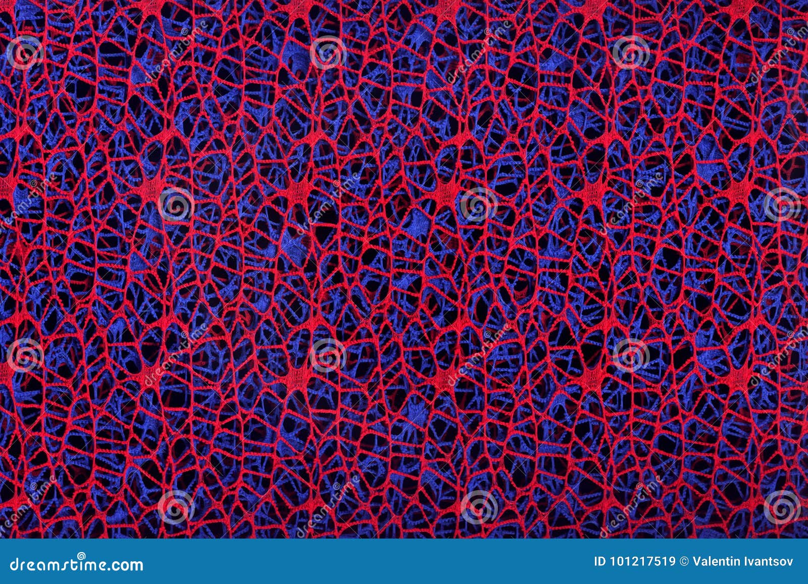 Abstract Background of Woven Red and Blue Threads Stock Image - Image ...