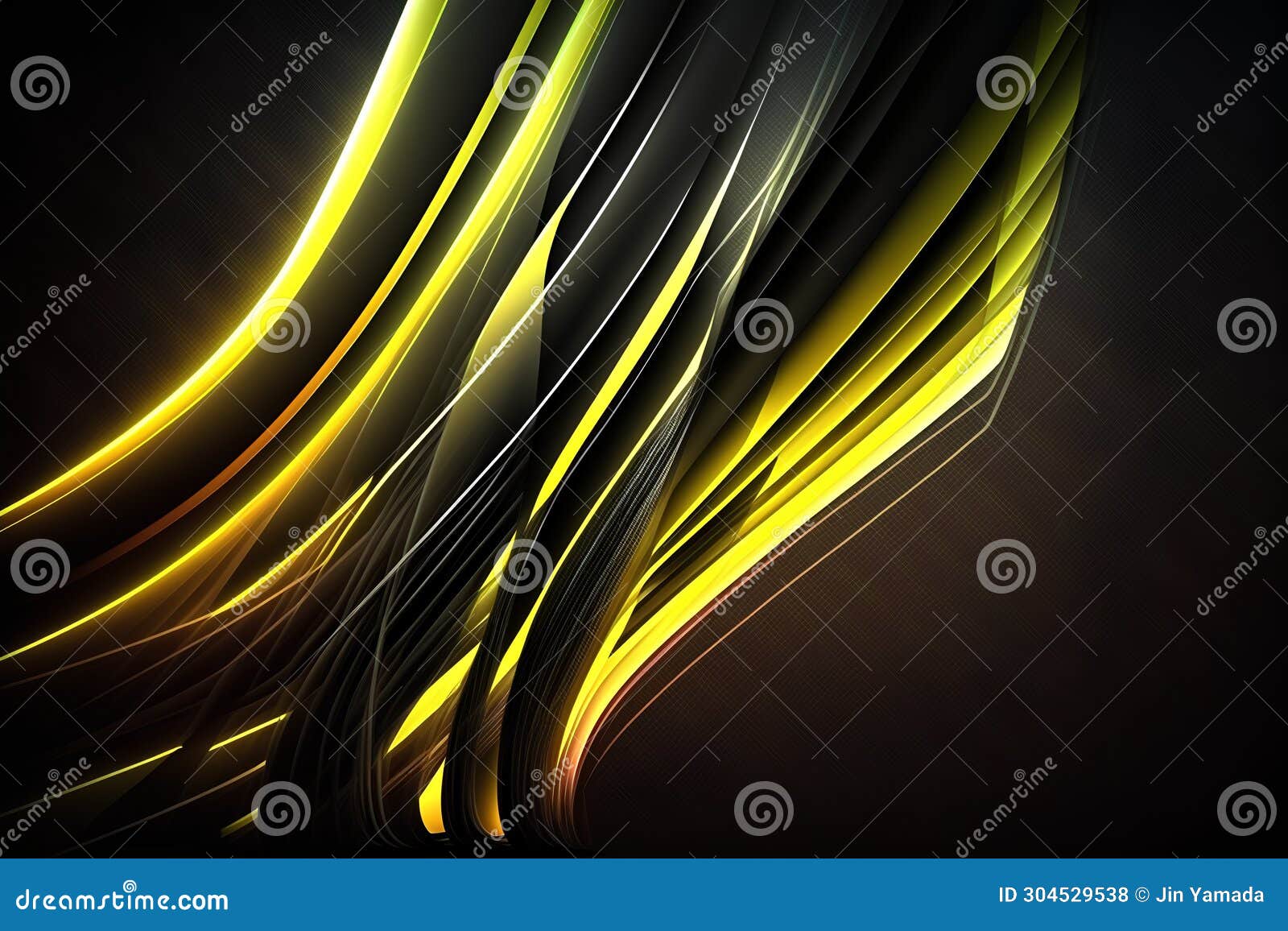 Abstract Background with Yellow and Black Stripes. Vector Illustration ...