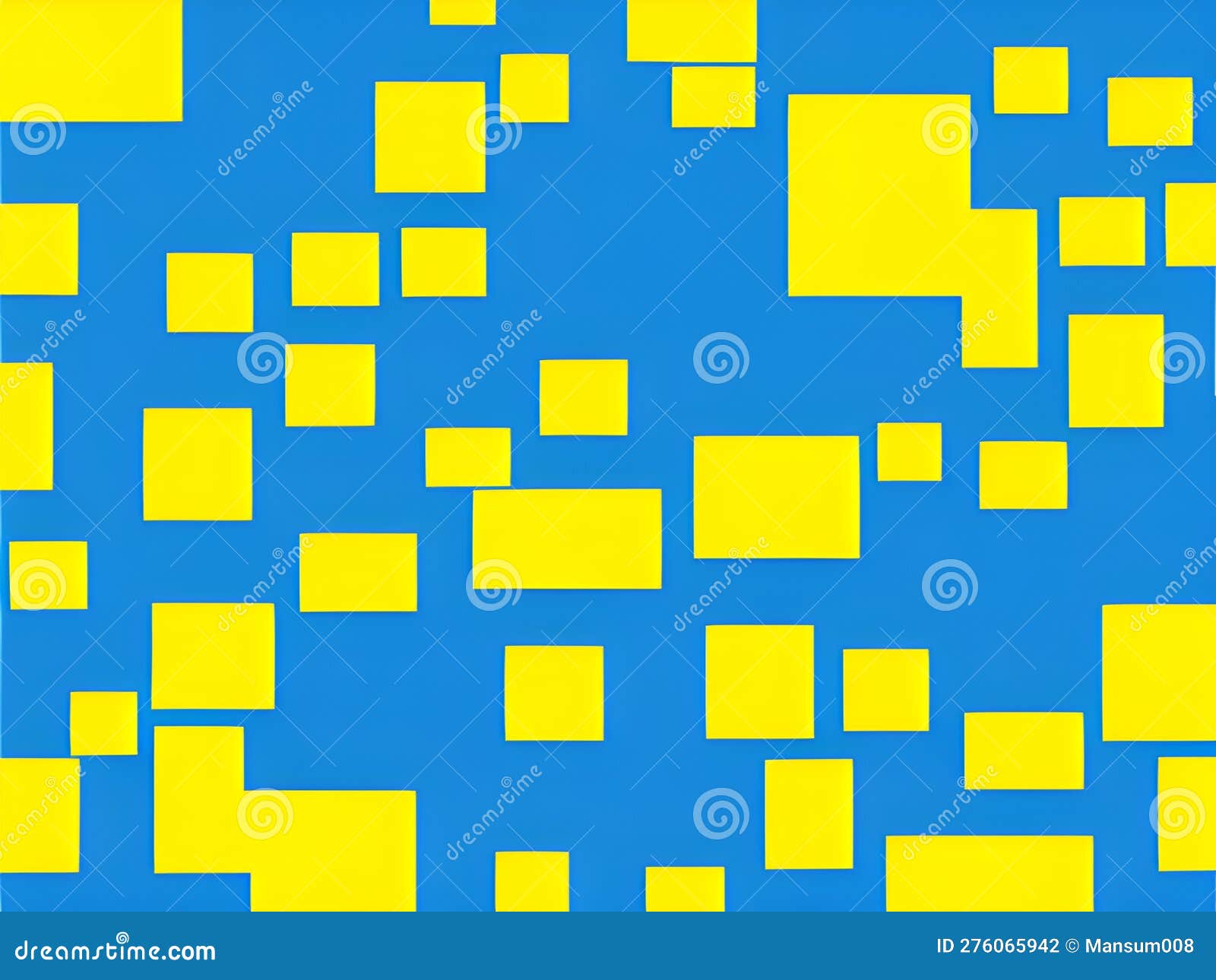 Abstract Background of Yellow Blue Color Stock Illustration ...