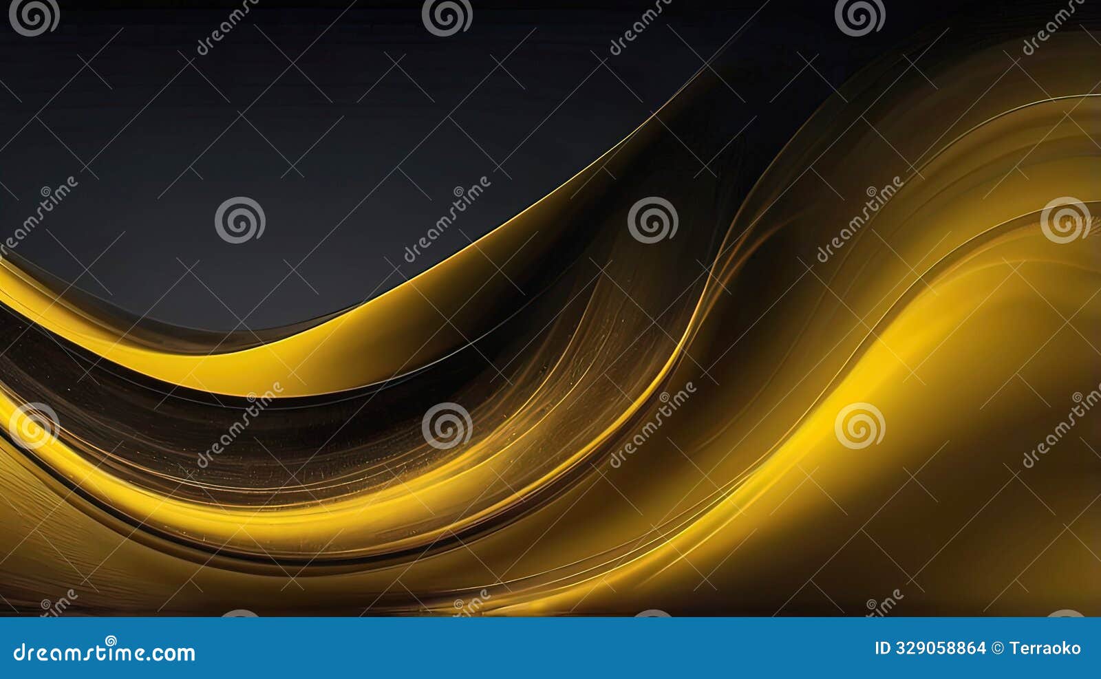 Abstract Background with Yellow Color, Wave Flow, Cover Texture, Hyper ...