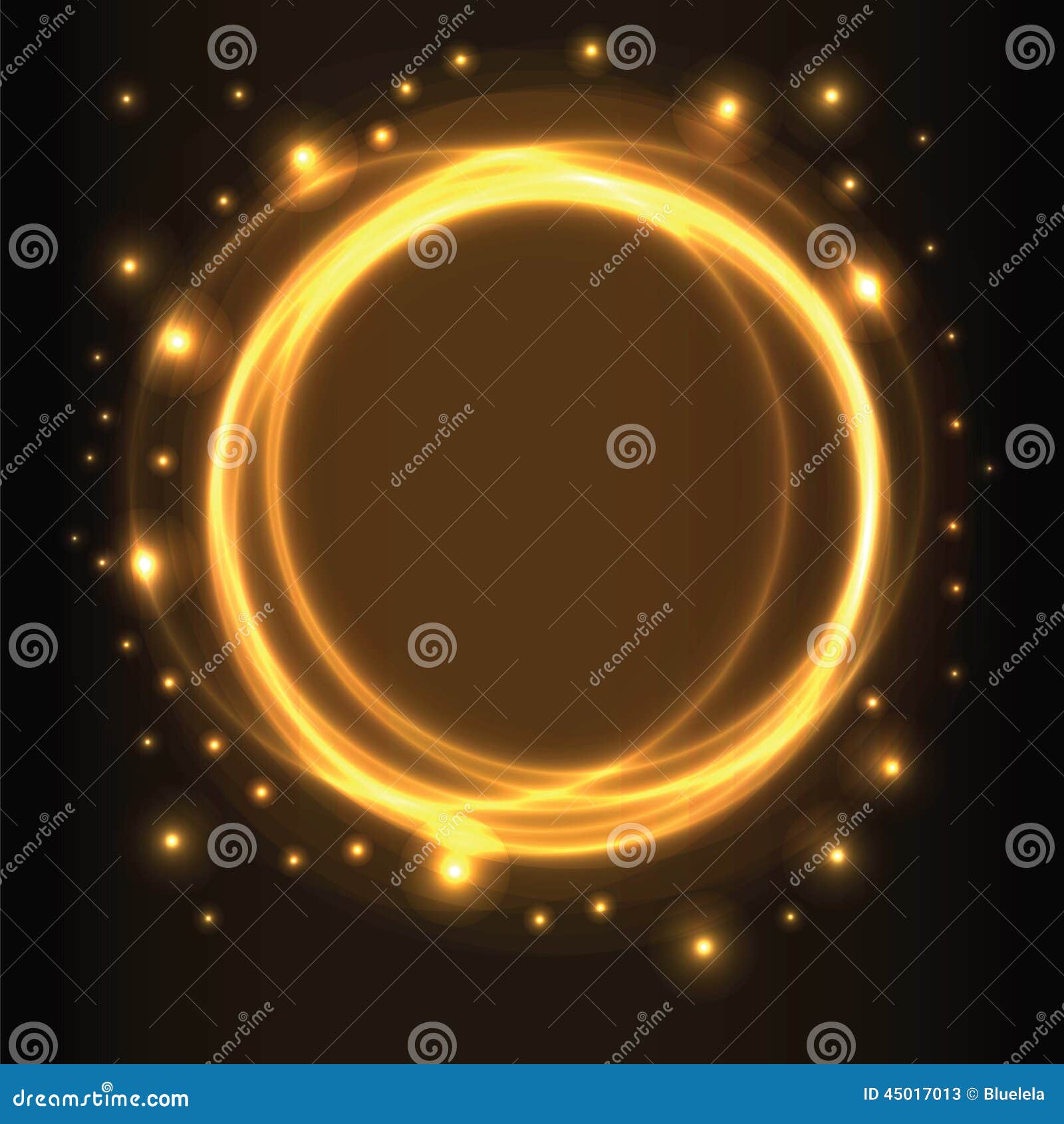 The Yellow Glowing Light Explodes With A Blast With A Transparent One ...