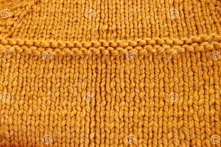 Abstract Background of Yellow Knitting Texture Made of Wool Stock Image ...