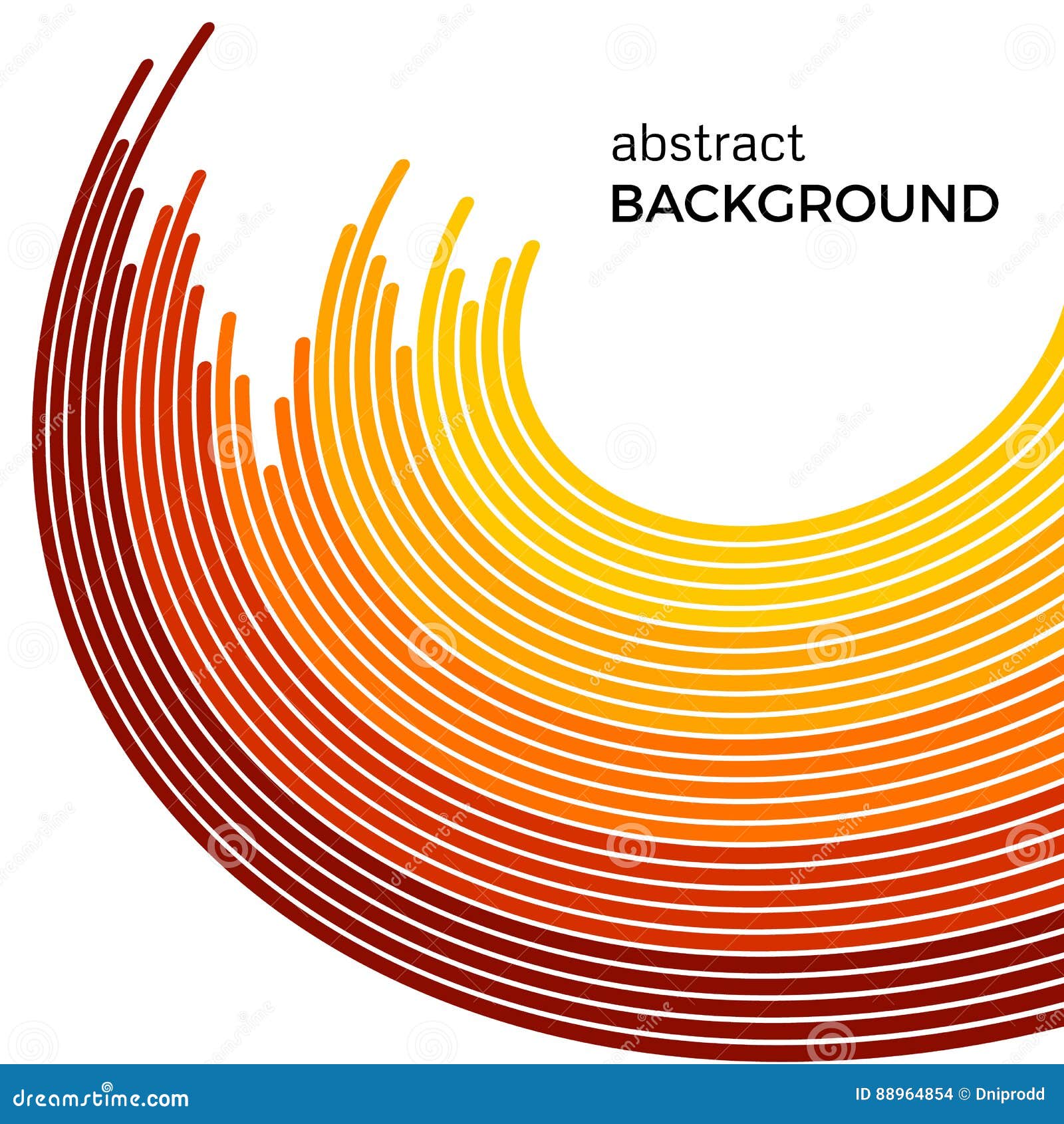 Abstract Background with Yellow Lines. Stock Vector - Illustration of ...