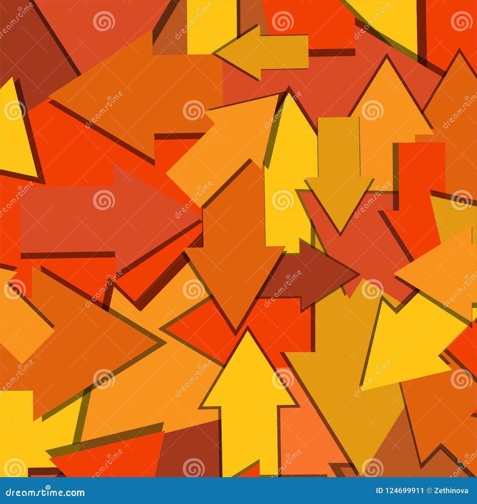 Multi Directional Arrows Abstract Background Stock Illustration ...