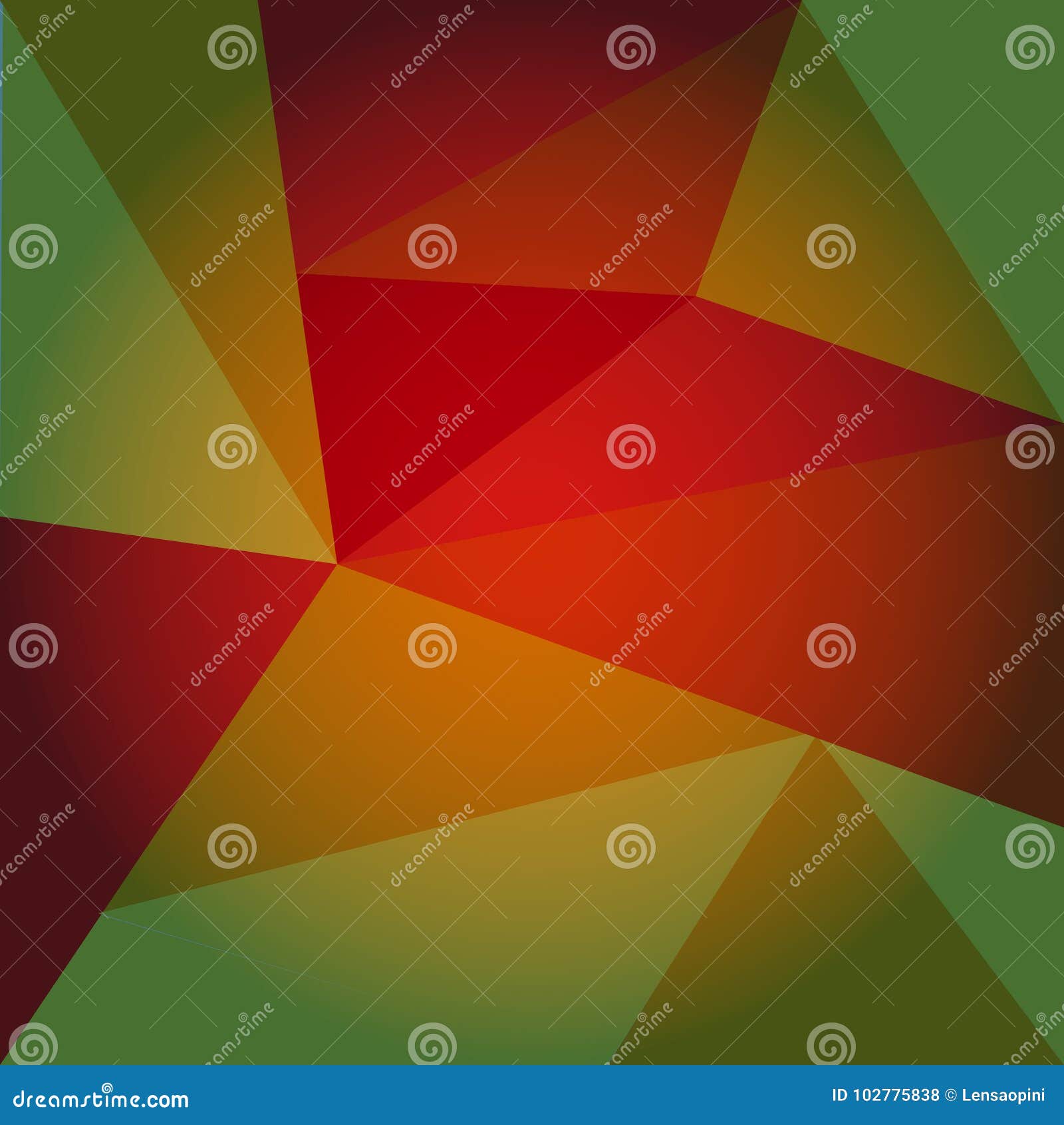 Abstract Background Yellow Red Triangle Style Vector Stock Vector ...