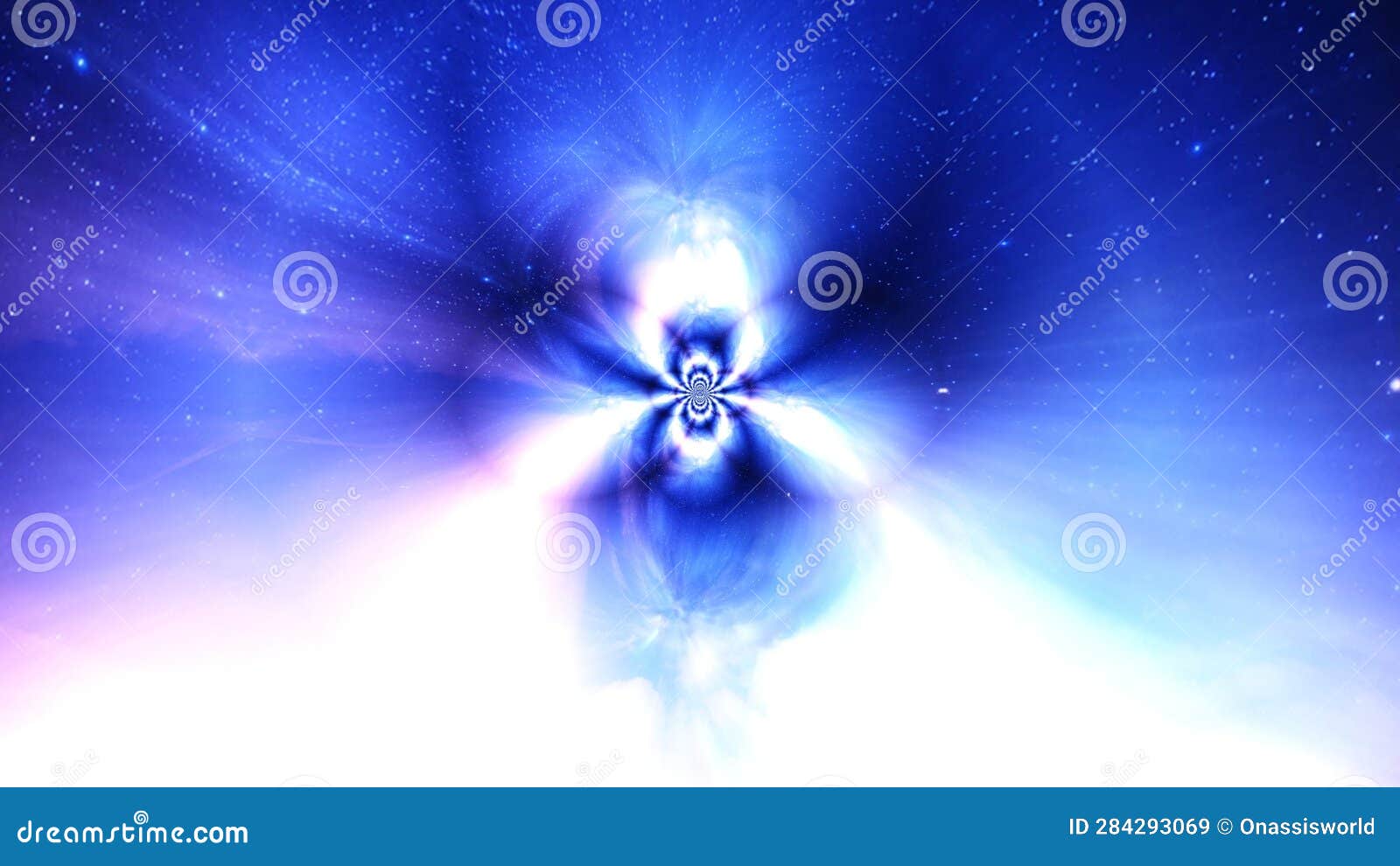 Abstract Backgrounds Blue Shift. Dreams Stock Illustration ...
