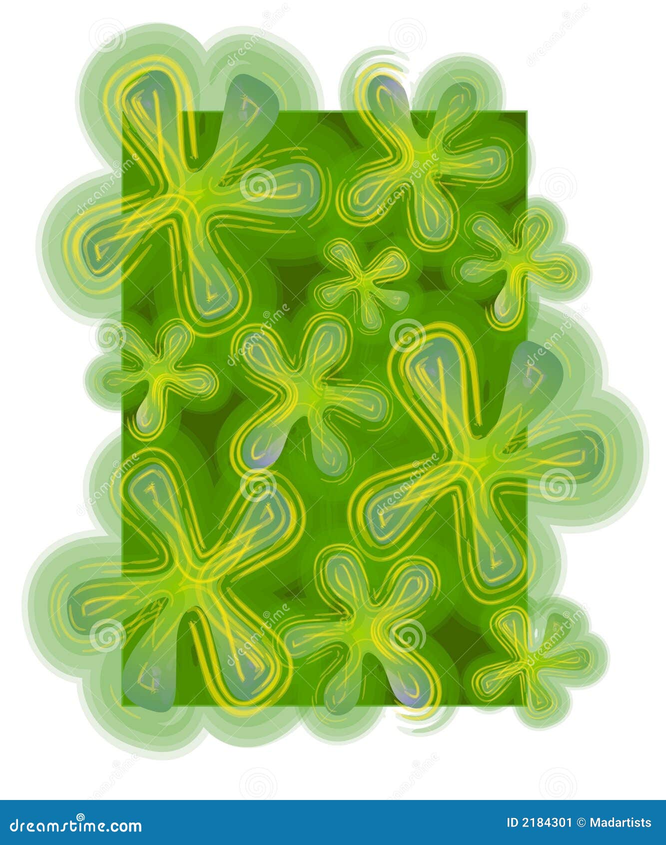 Abstract Backgrounds Clover Stock Illustration - Illustration of ...