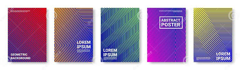 Abstract Backgrounds. Color Line Patterns. Modern Graphic Design ...