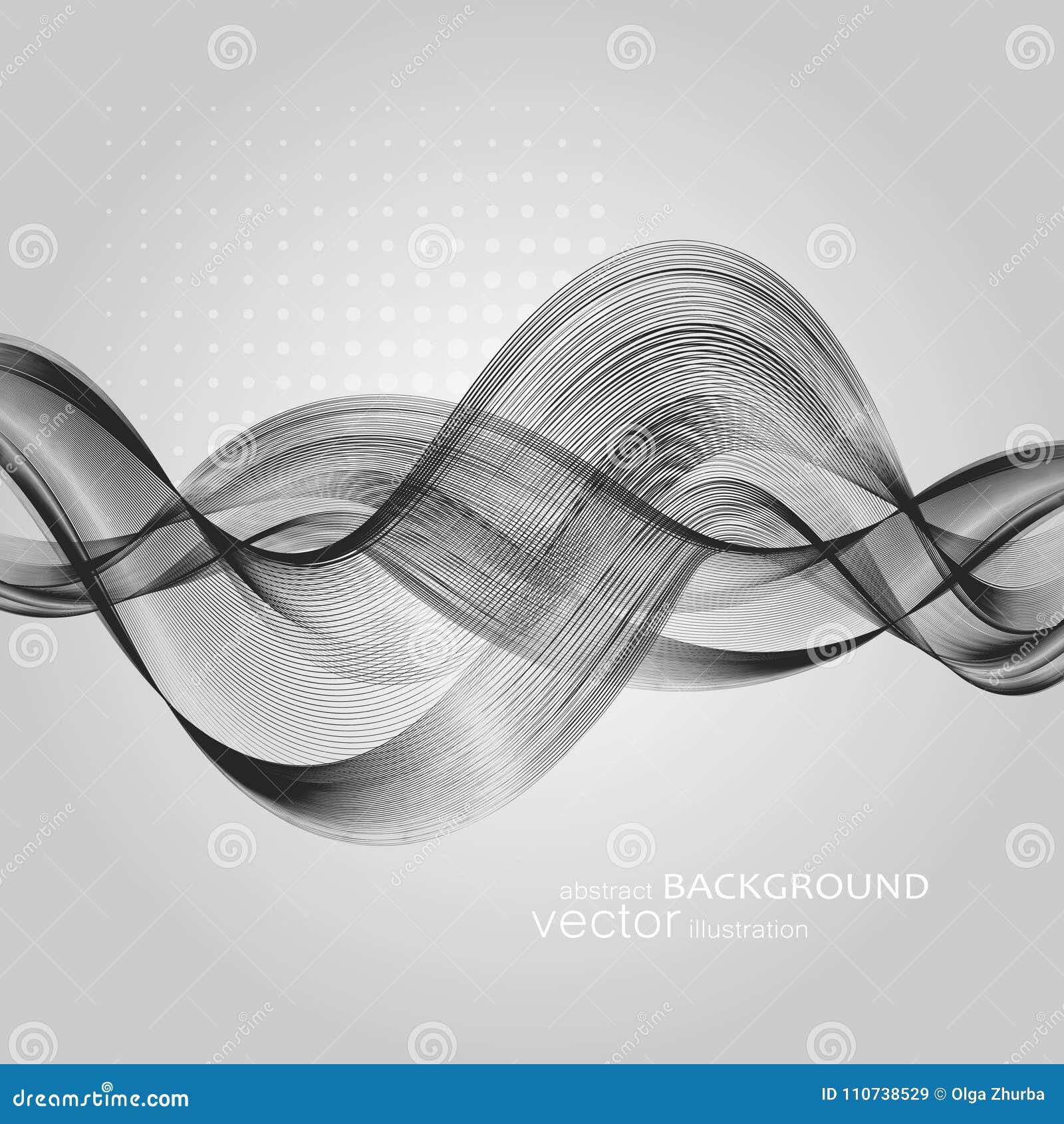 Abstract Backgrounds with Colorful Wavy Lines. Elegant Wave Design ...
