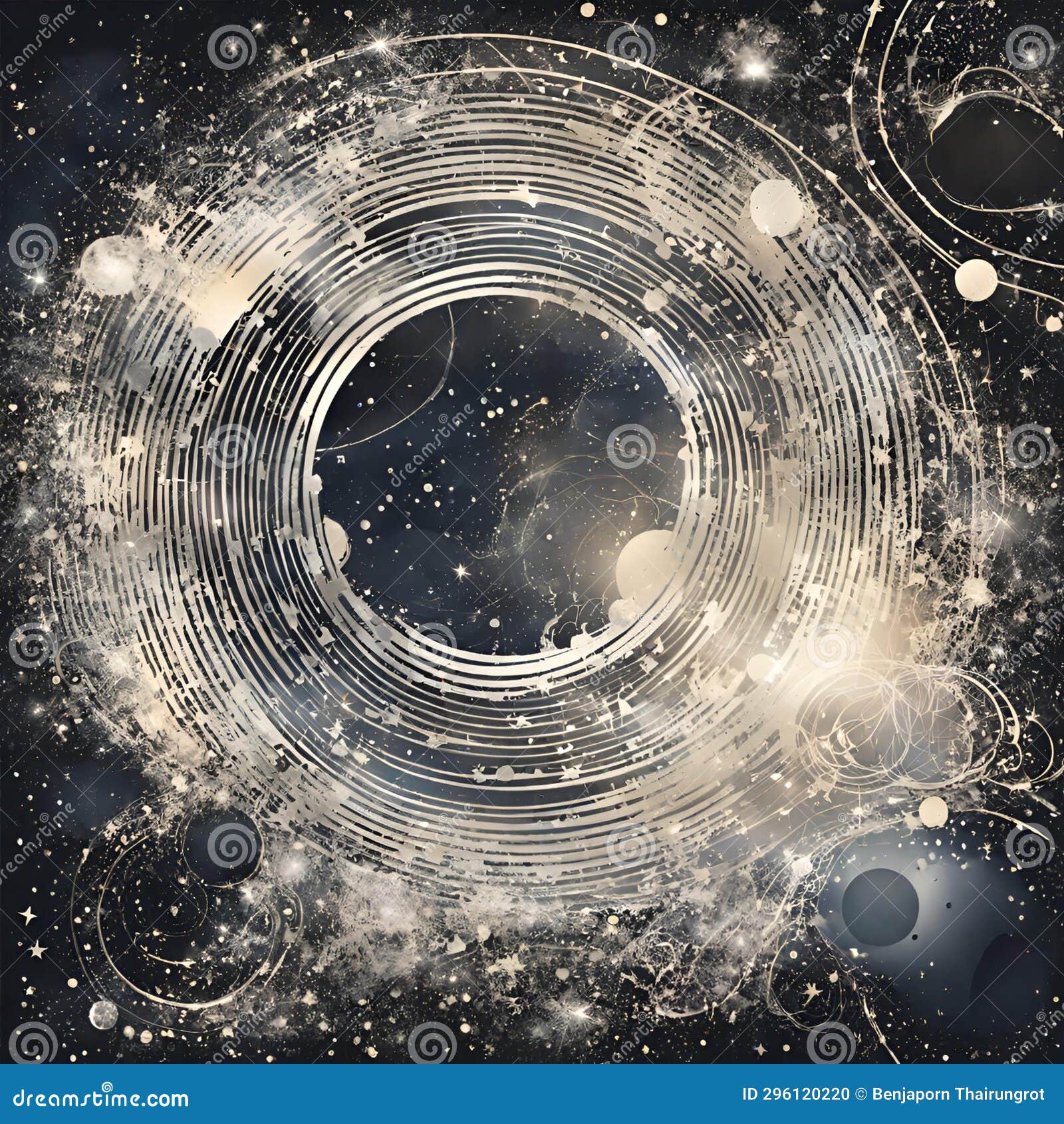 Abstract Backgrounds with Cosmic and Celestial Themes. - 1 Stock ...