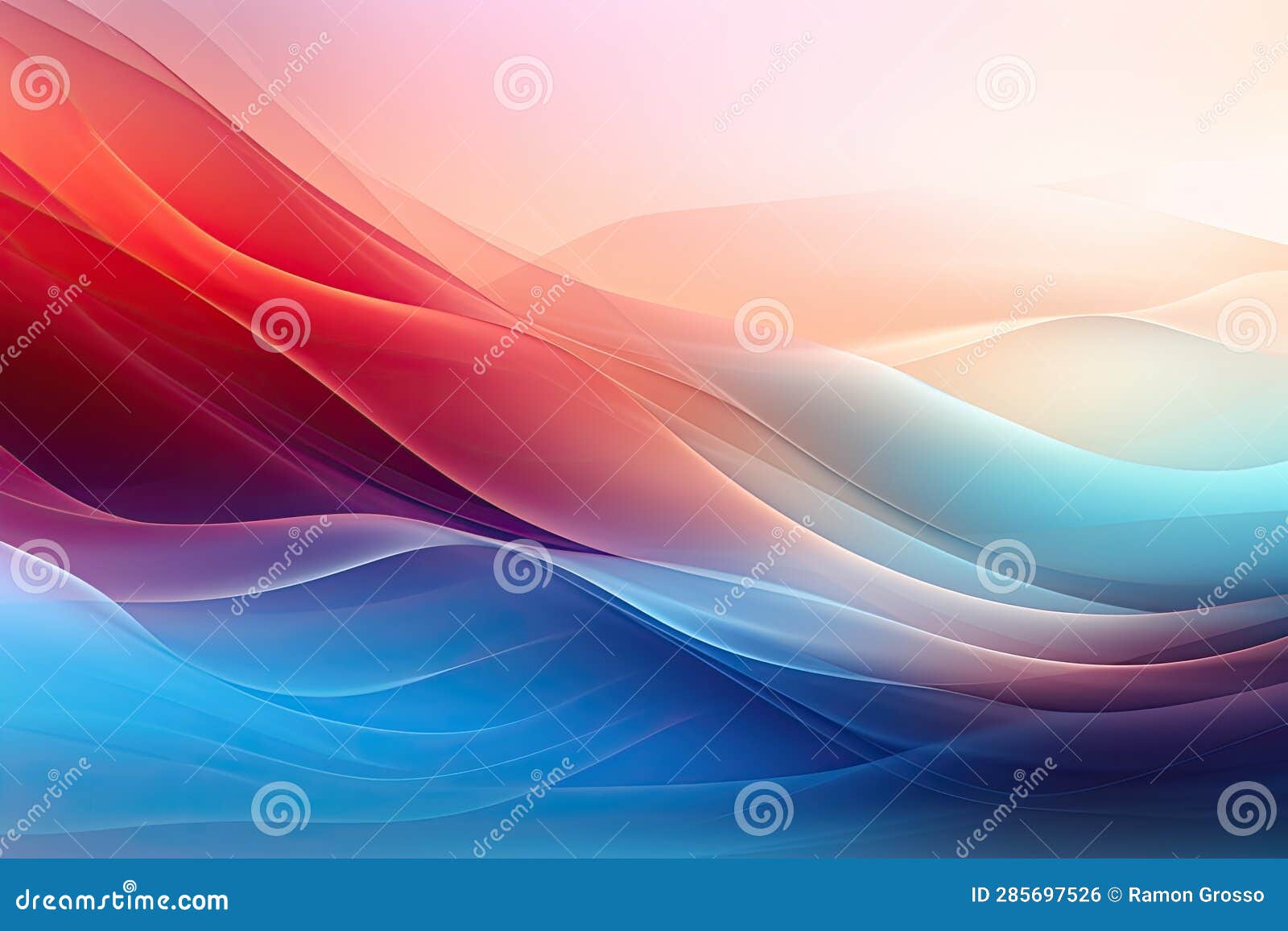 Abstract Backgrounds with Curves of Various Colors Stock Illustration ...