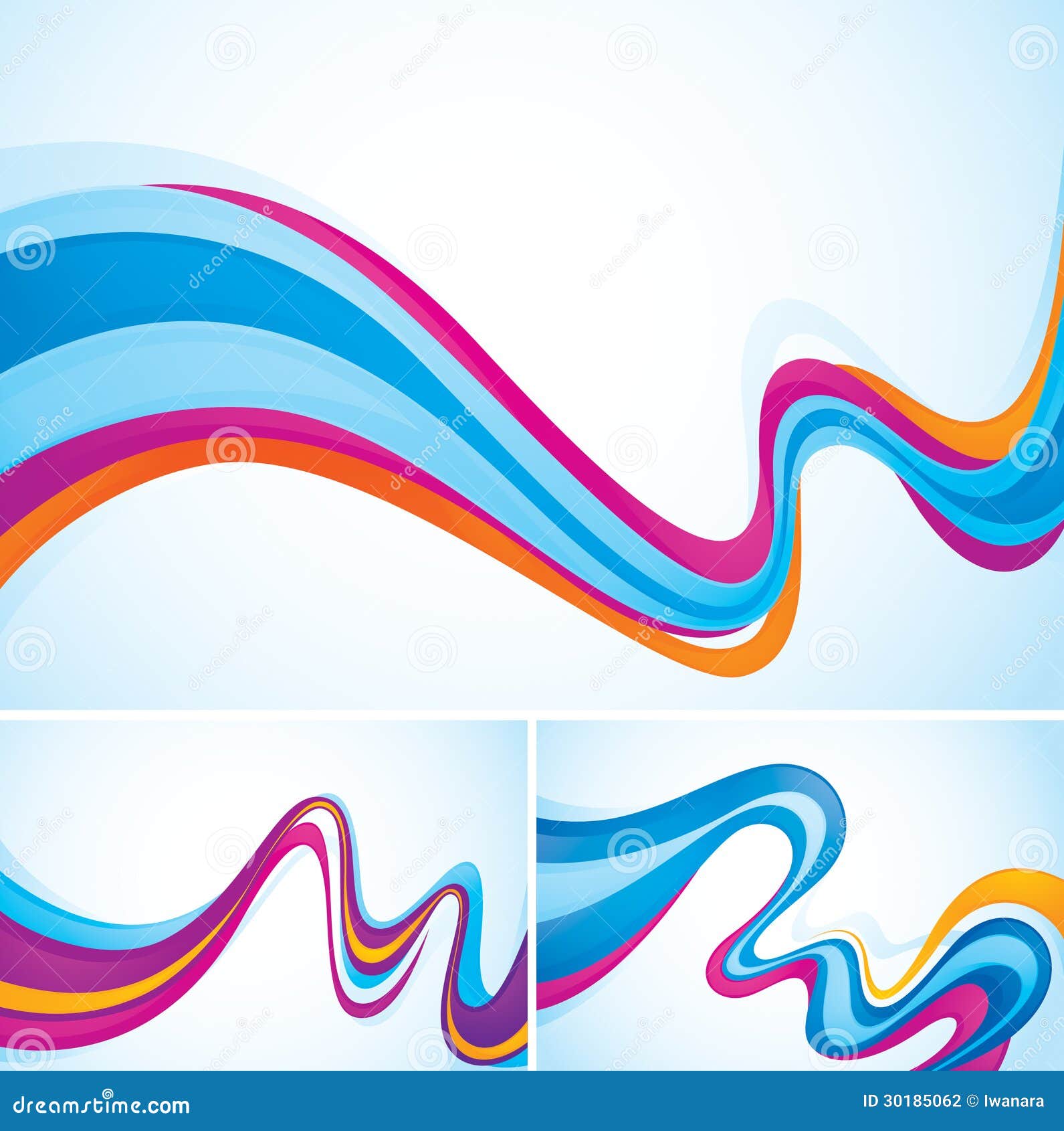 Flow abstract background stock vector. Illustration of clip - 30185062
