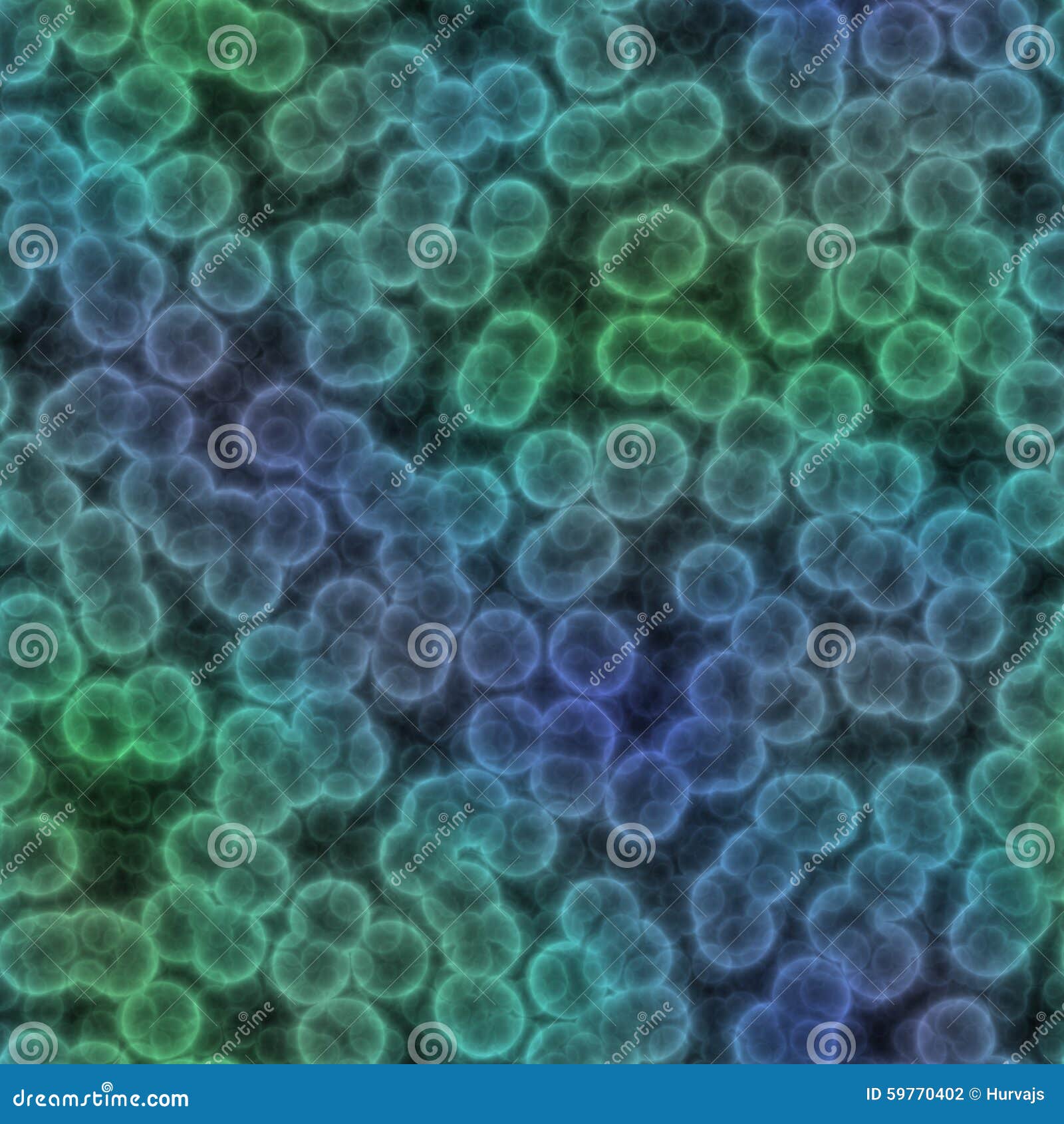 Abstract Bacteria Cells Seamless Texture or Background Stock Photo ...