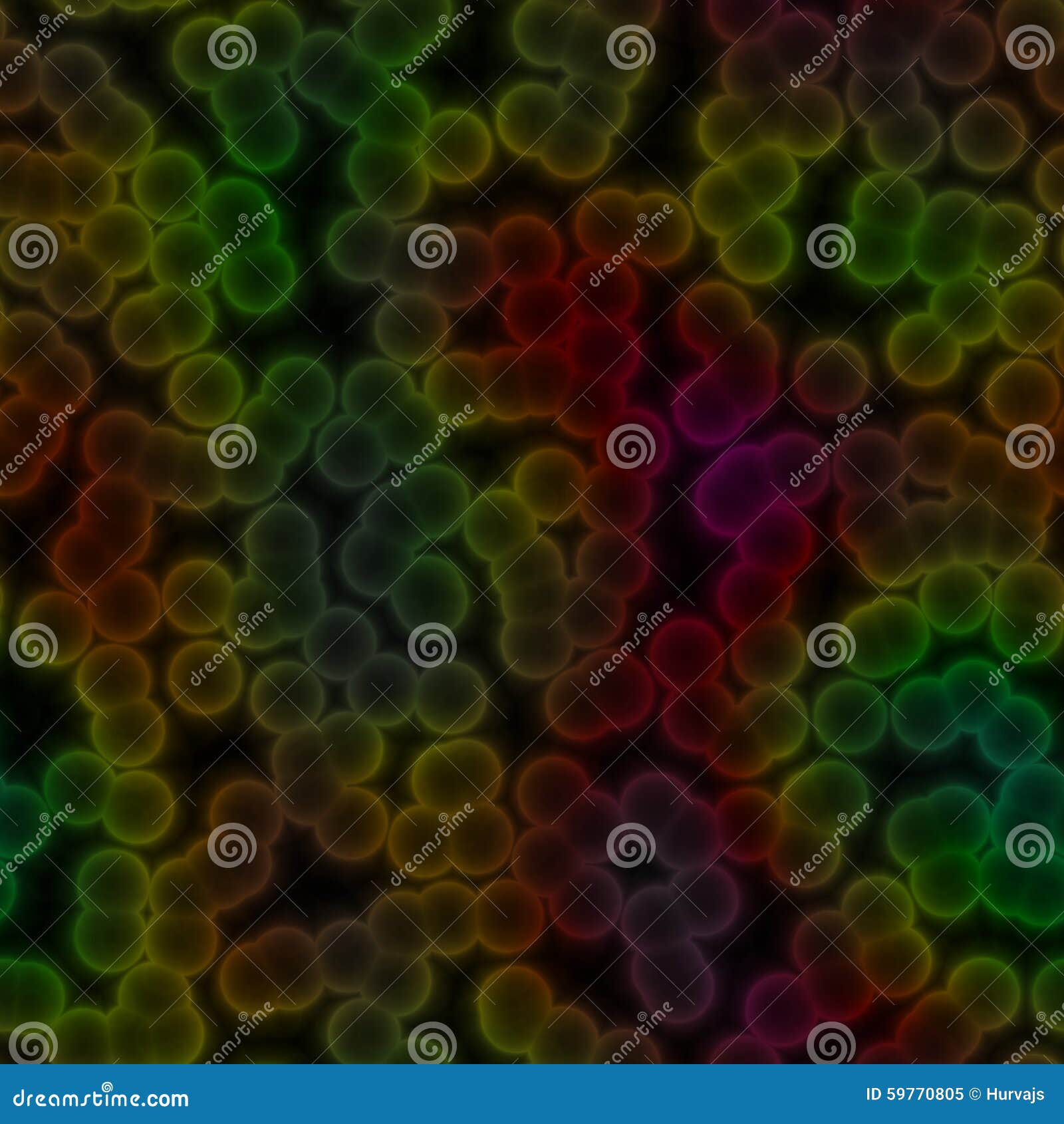 Abstract Bacteria Cells Seamless Texture Or Background Stock ...