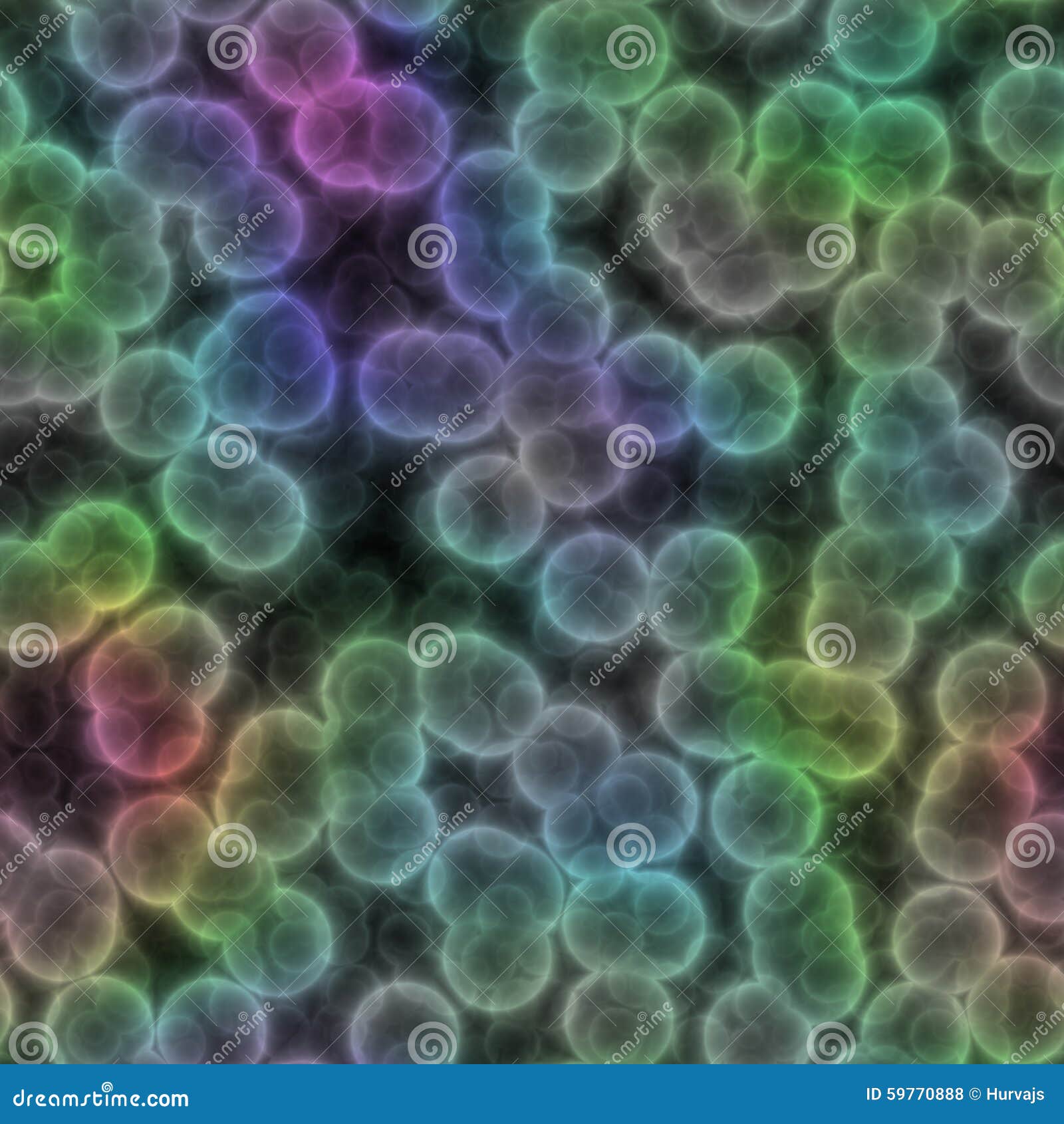 Abstract Bacteria Cells Seamless Texture or Background Stock Photo ...