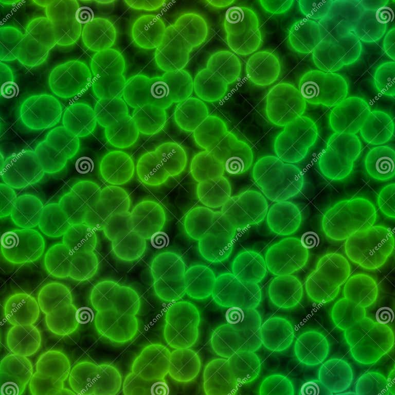 Abstract Bacteria Cells Seamless Texture or Background Stock Image ...