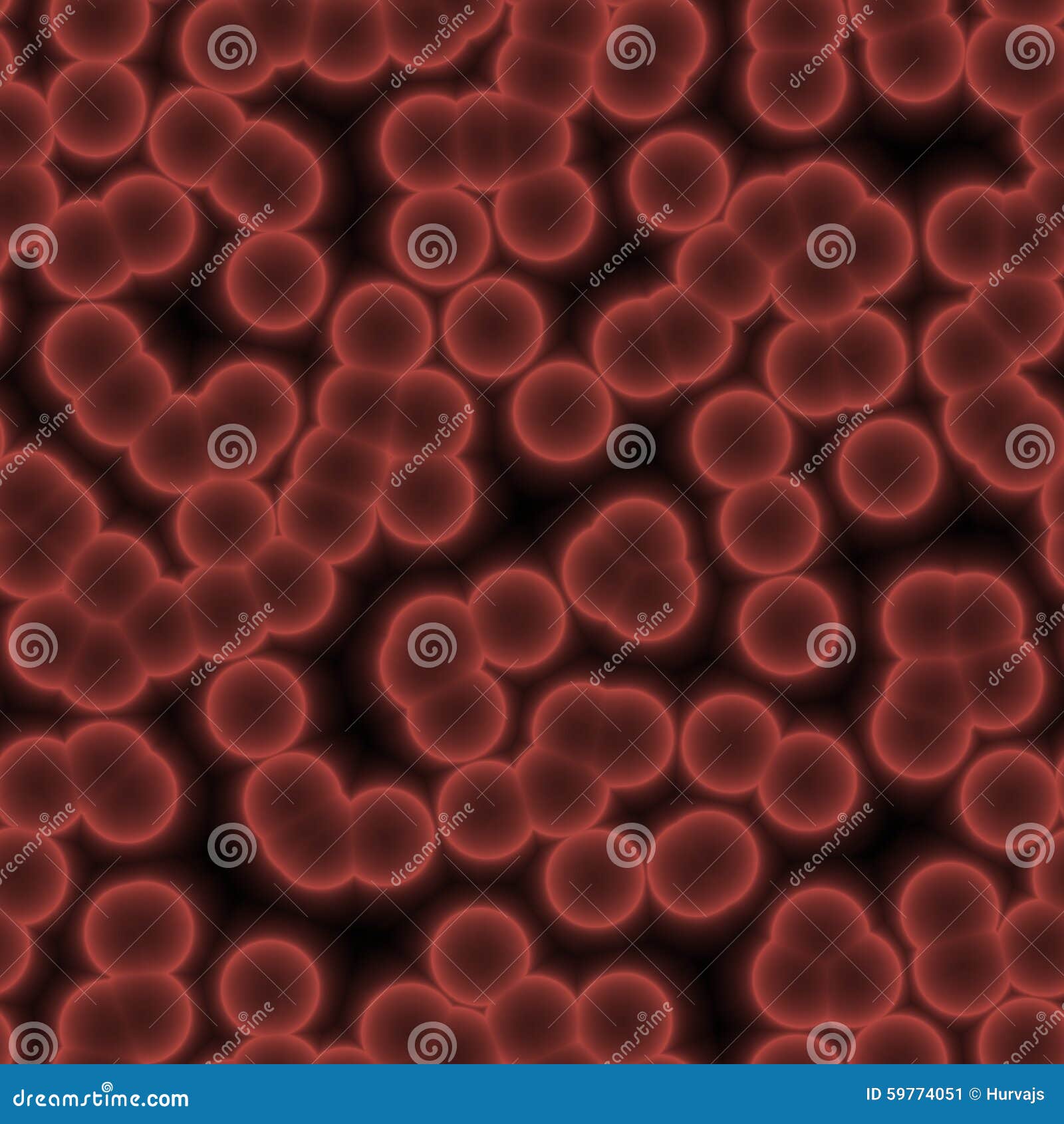 Abstract Bacteria Cells Seamless Texture Or Background Royalty-Free ...