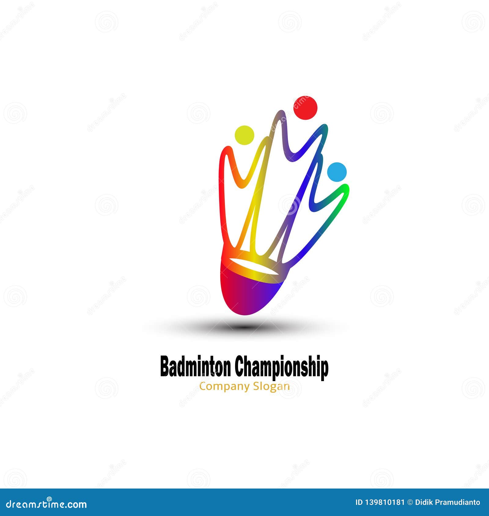 Abstract Badminton Championship Stock Vector - Illustration of blue ...