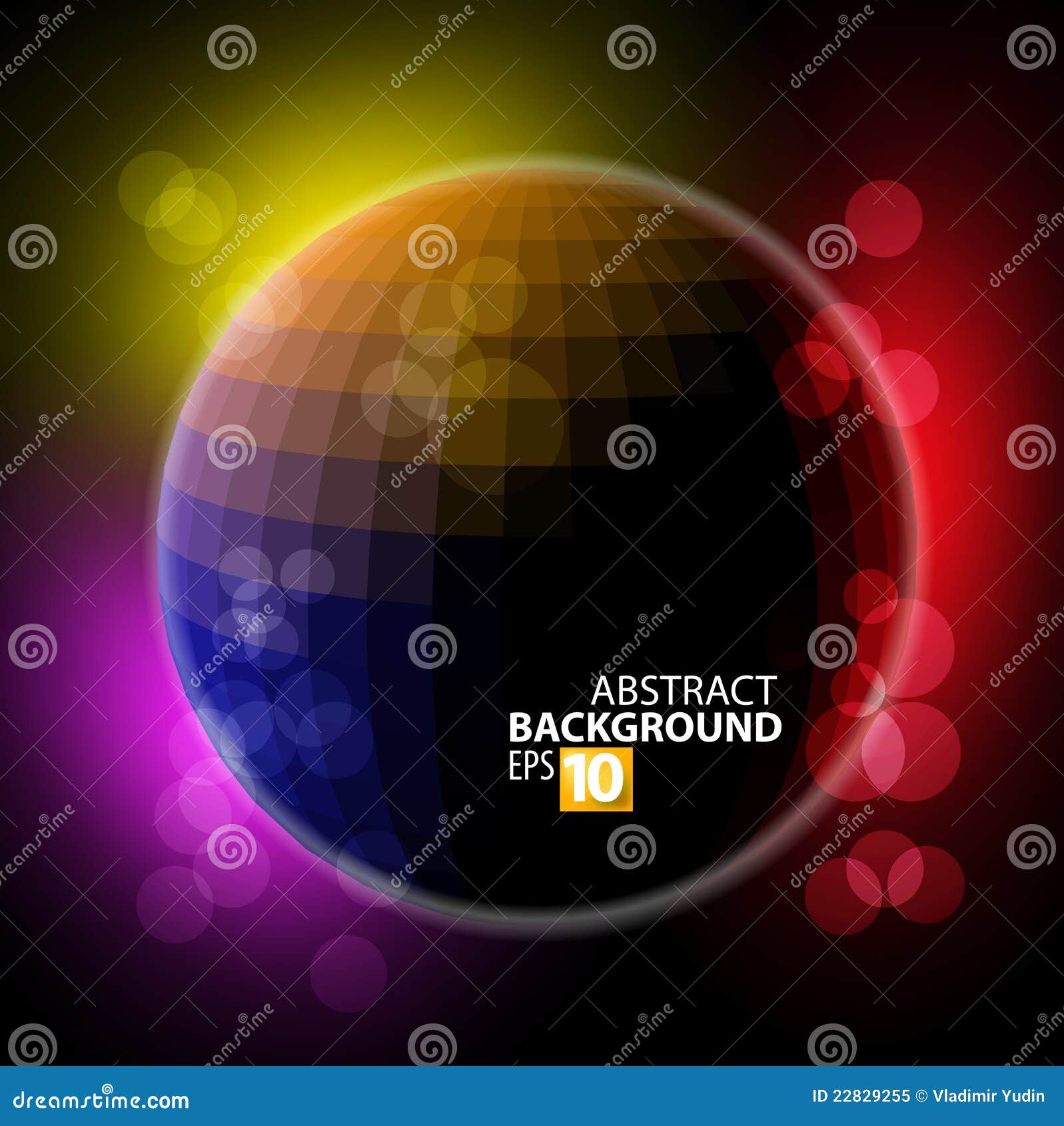 Abstract ball stock vector. Illustration of backdrop - 22829255