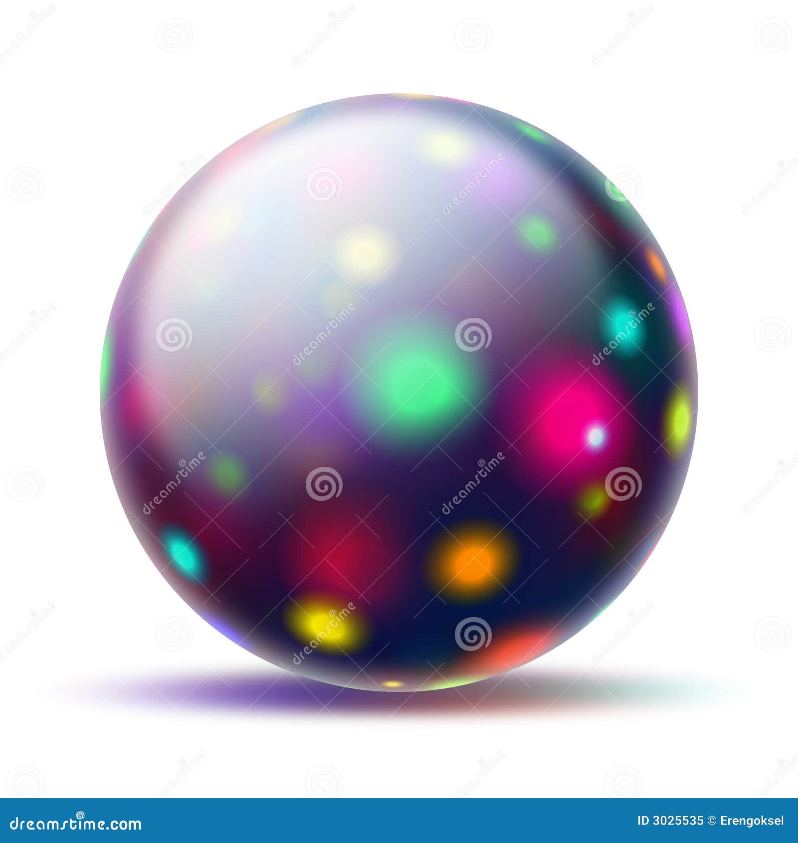 Abstract ball stock illustration. Illustration of light - 3025535