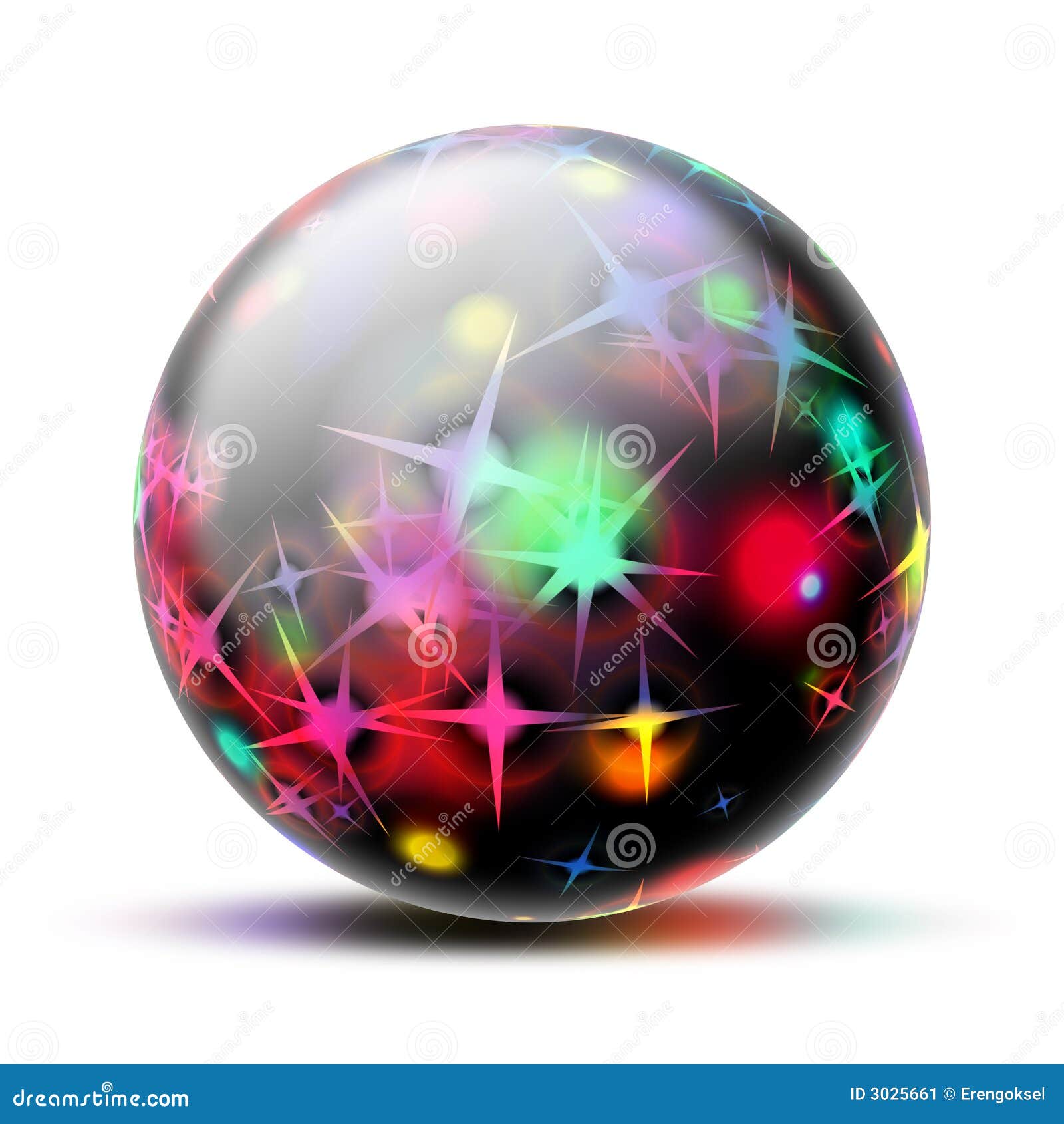 Abstract ball stock illustration. Illustration of glass - 3025661