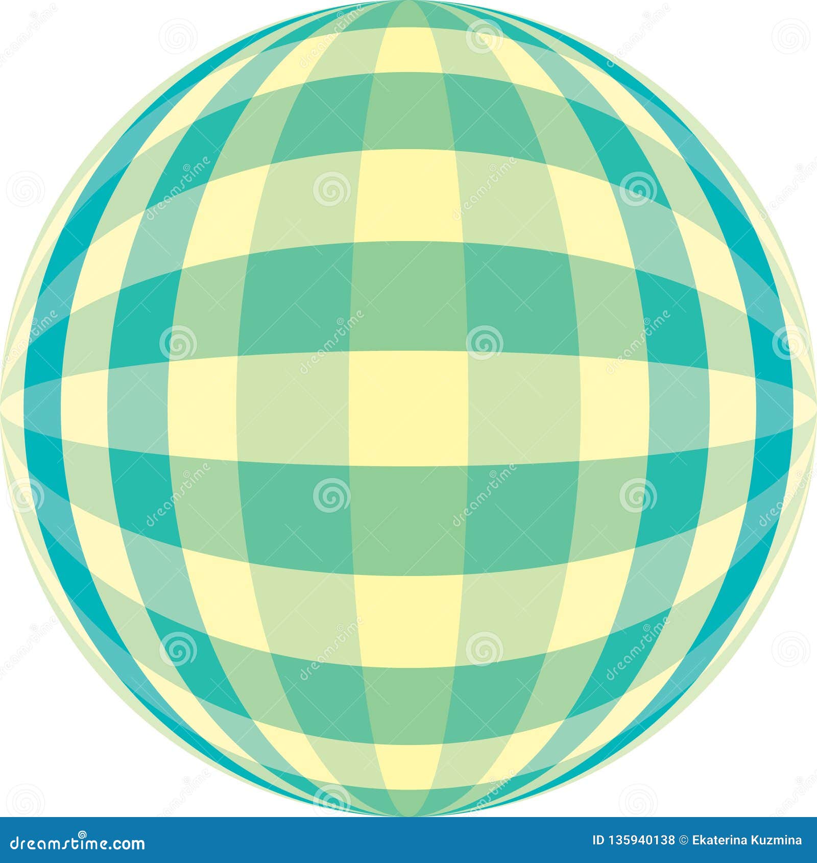 Abstract Ball. Vector Graphics Stock Illustration - Illustration of ...