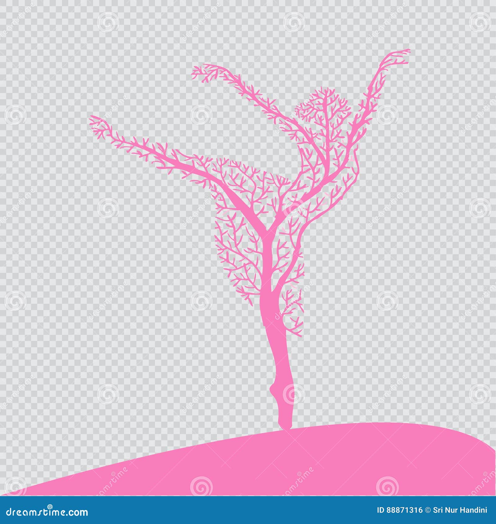 Abstract ballerina. stock illustration. Illustration of ballet - 88871316