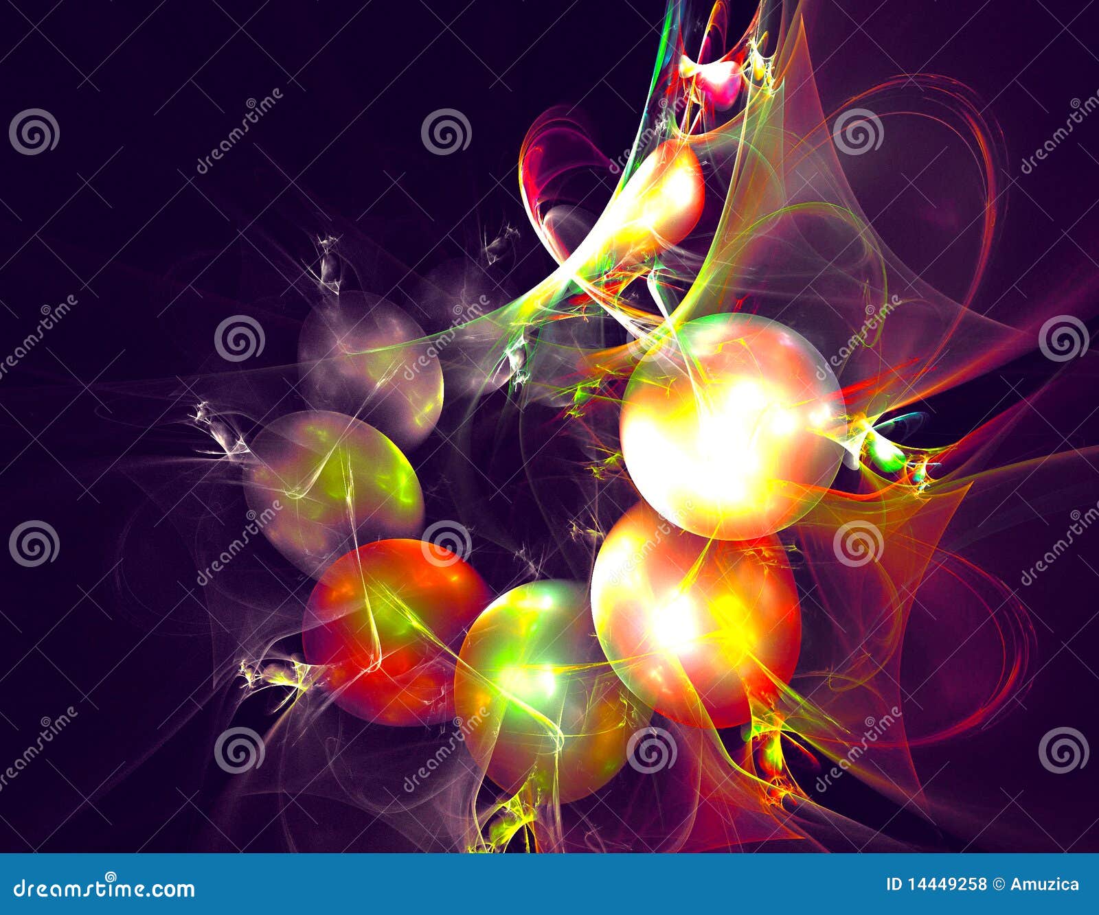 Abstract balloon stock illustration. Illustration of astral - 14449258