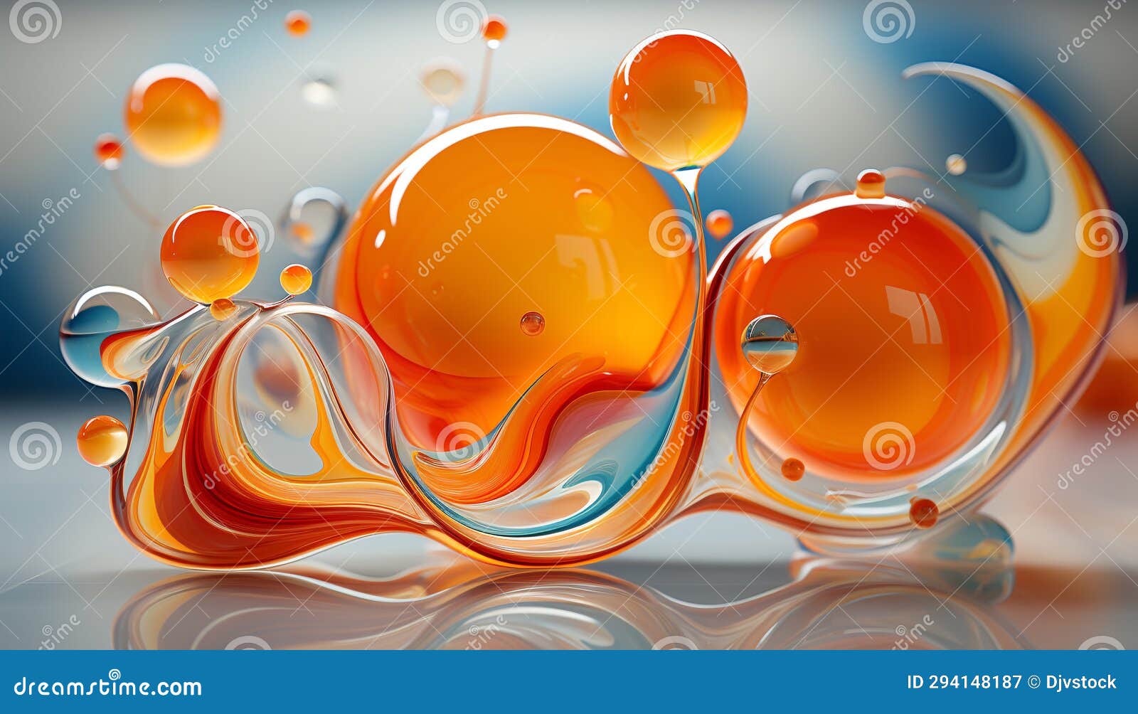 Abstract Balloon Celebration Illustration, Fun Multi Colored Flying ...