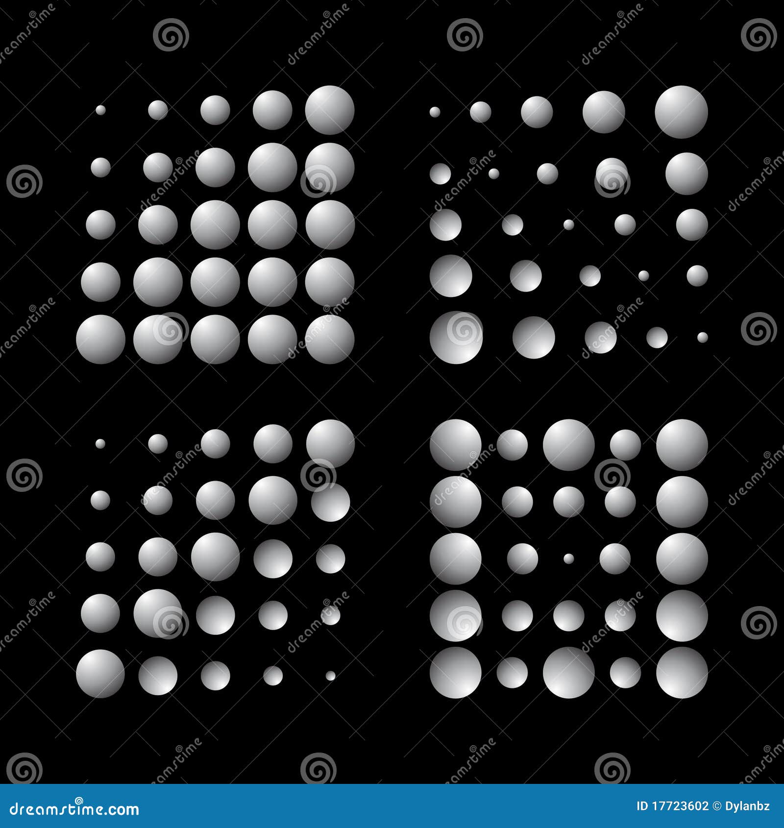 Abstract balls stock vector. Illustration of patterned - 17723602