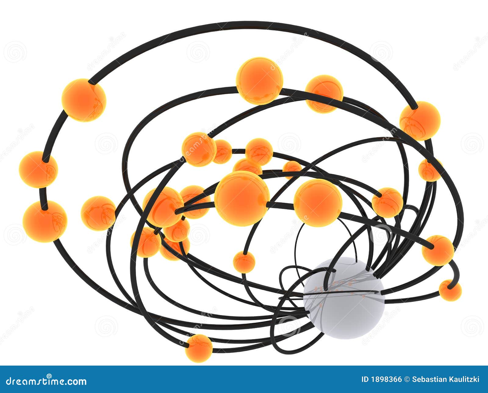 Abstract balls stock illustration. Illustration of lines - 1898366