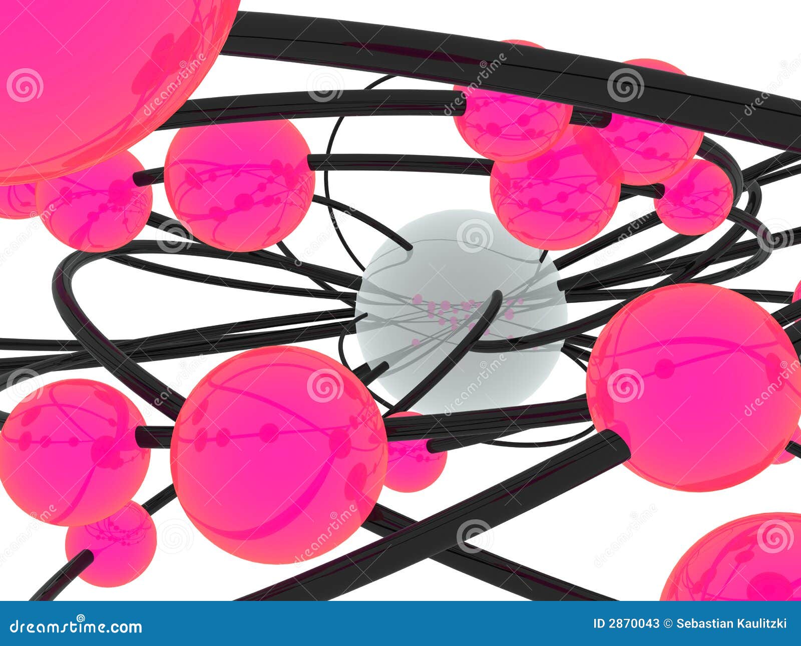 Abstract balls stock illustration. Illustration of growth - 2870043