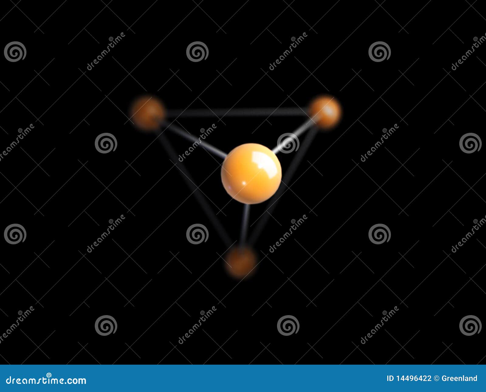 Abstract Balls, Molecule, Atom Stock Illustration - Illustration of ...