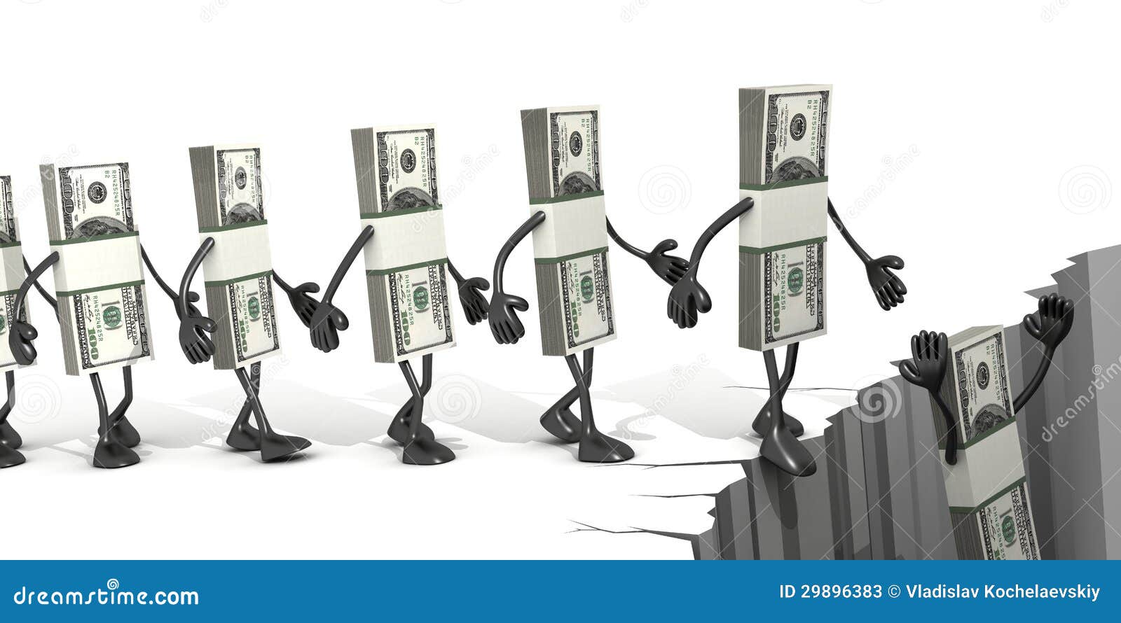 Abstract bankruptcy stock illustration. Illustration of money - 29896383