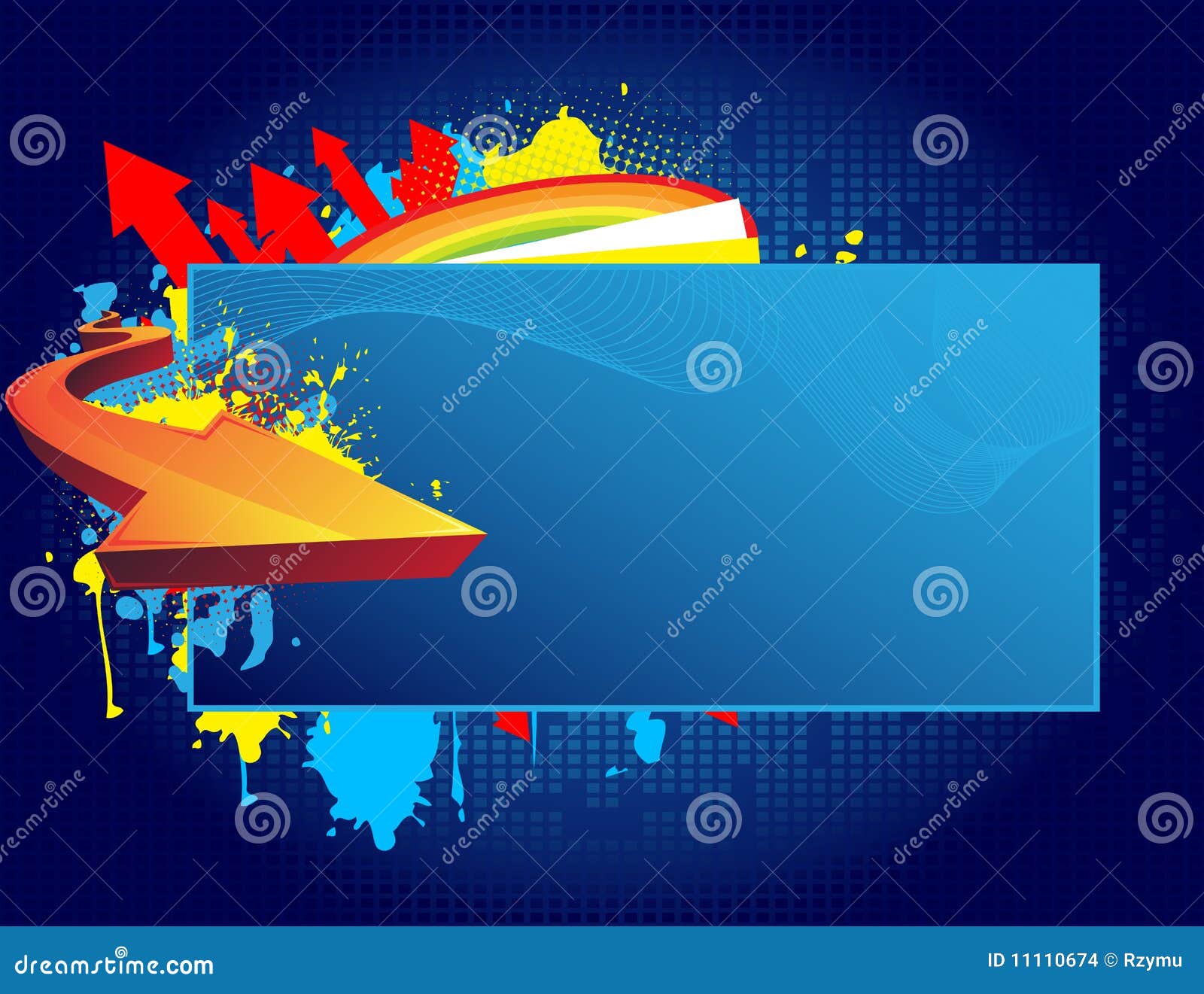 Abstract banner stock vector. Illustration of creative - 11110674