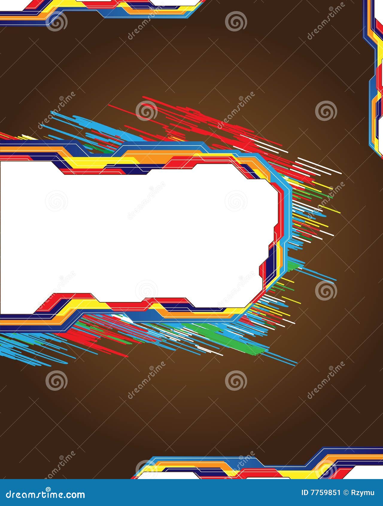 Abstract banner stock vector. Illustration of shape, blue - 7759851