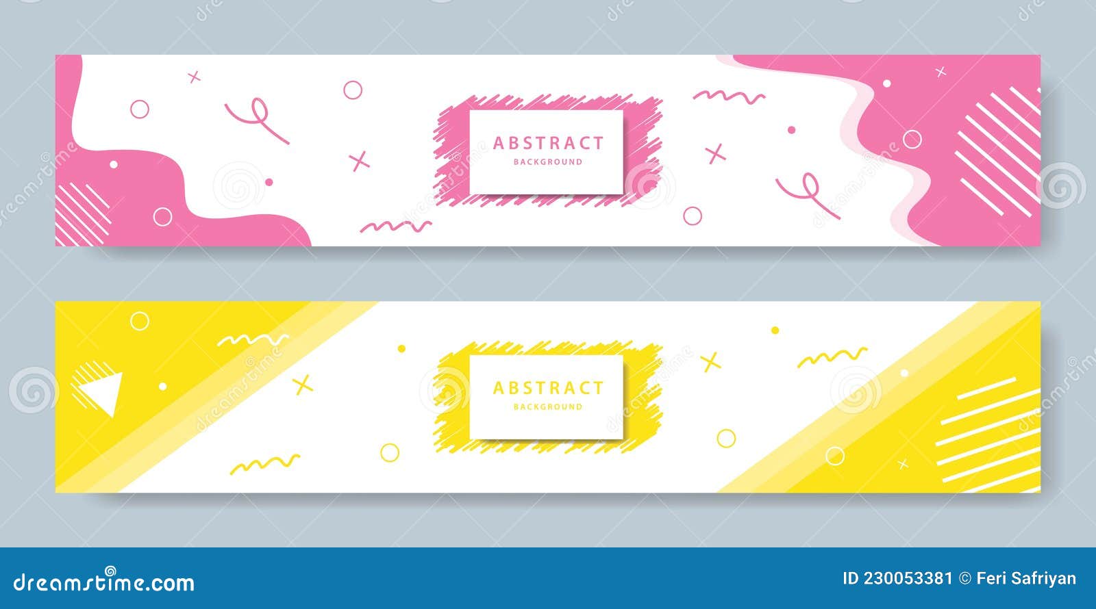 Abstract Banner Background Vector Stock Vector - Illustration of ...