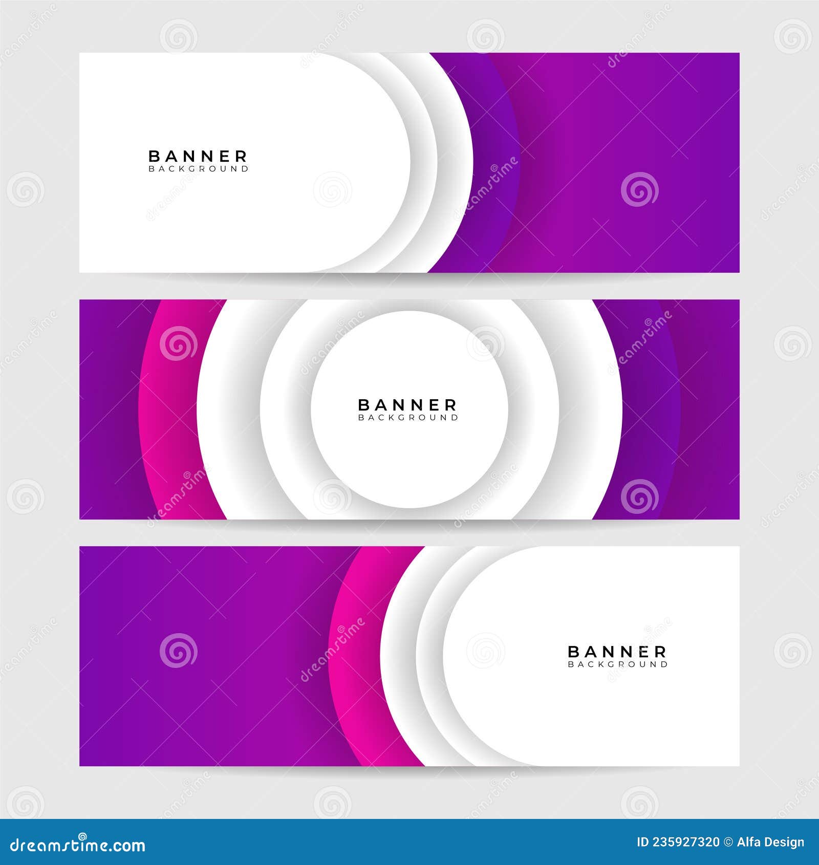 Abstract Banner Background. Vector Abstract Graphic Design Banner ...
