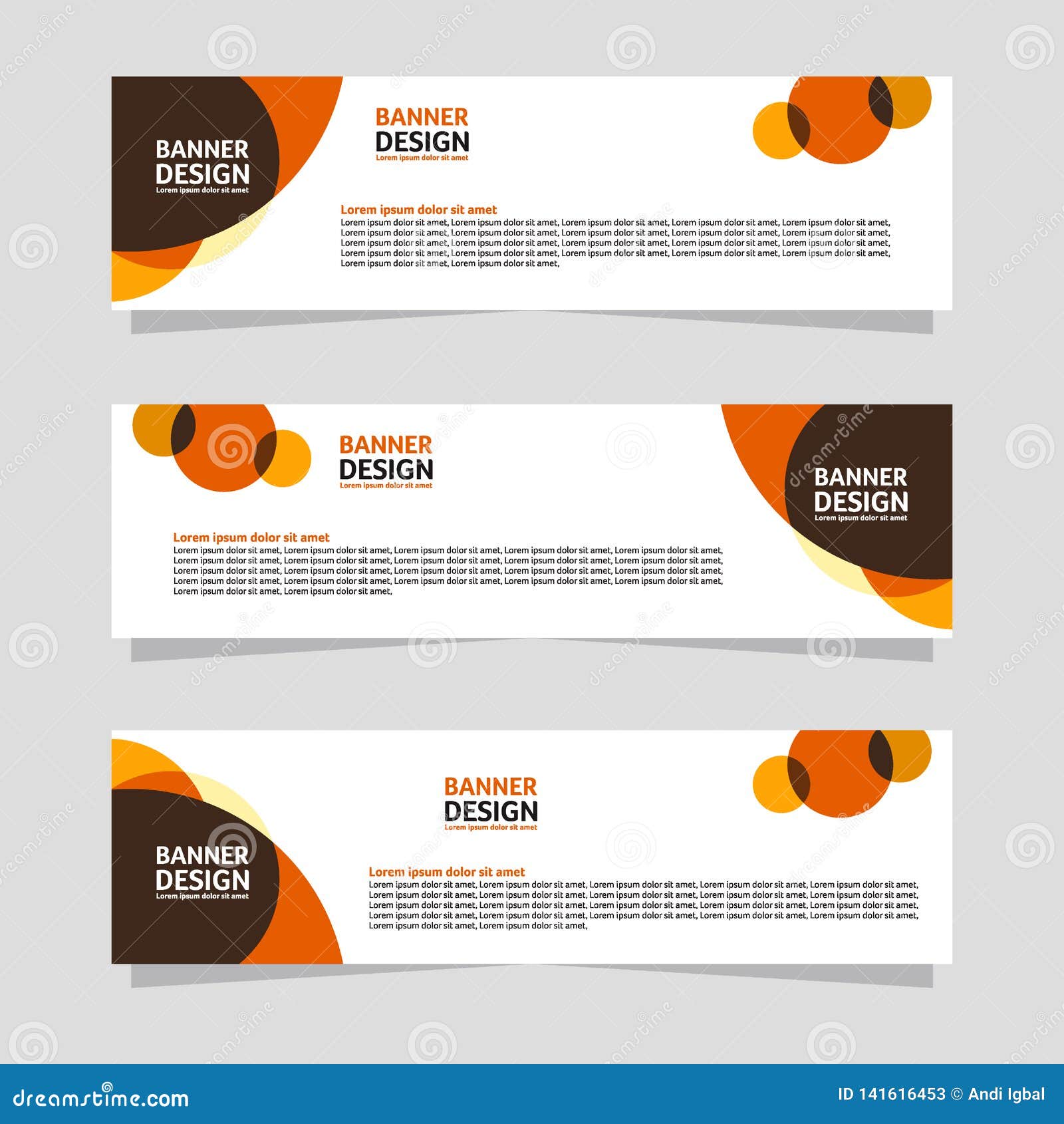 Abstract Banner Design. Modern Landscape Banner Background Design Stock ...