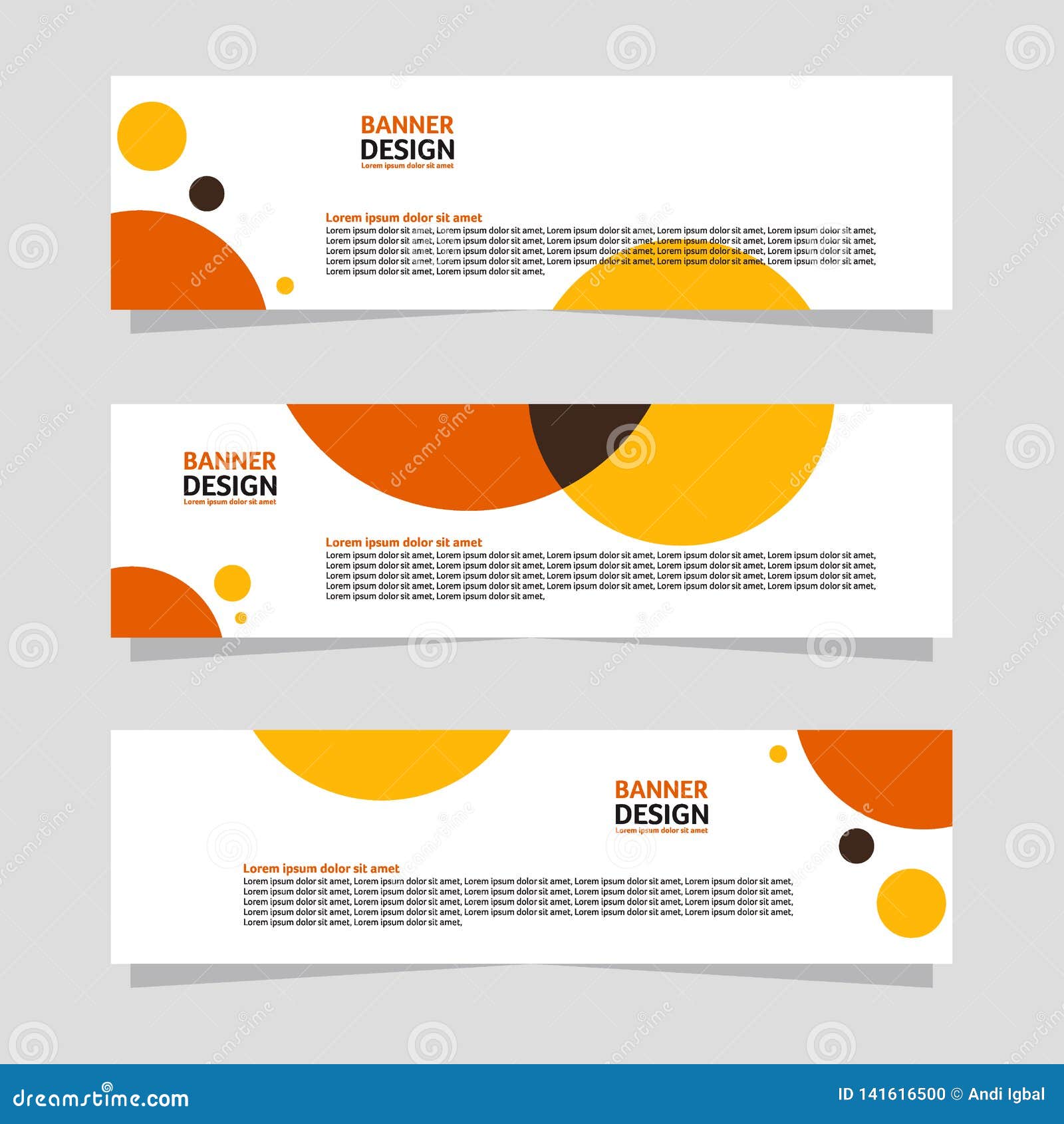 Abstract Banner Design. Modern Landscape Banner Background Design Stock ...