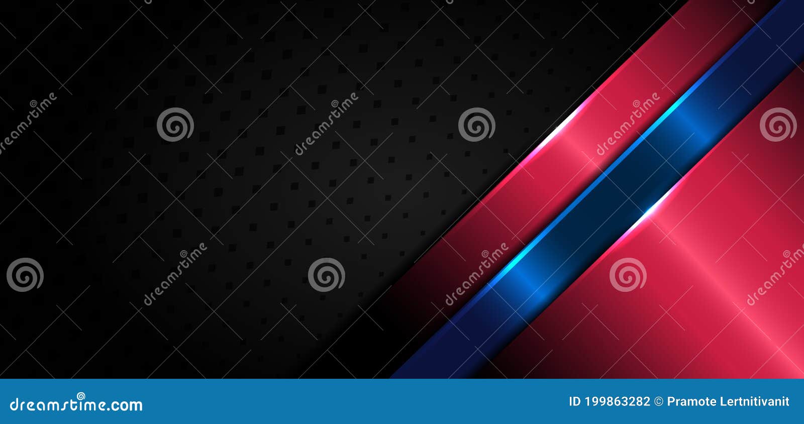 Abstract Banner Design Template Red and Blue Elegant with Lighting ...