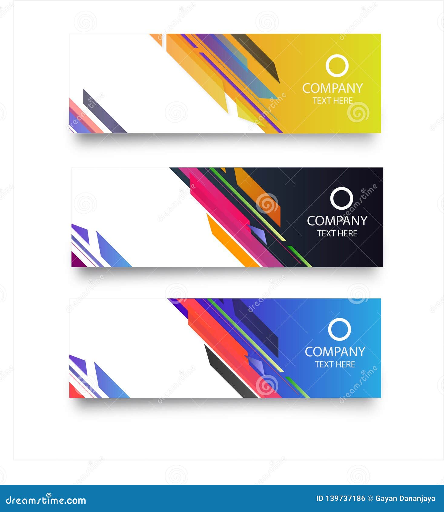 Abstract Banner Design Use Ai Stock Illustration - Illustration of ...