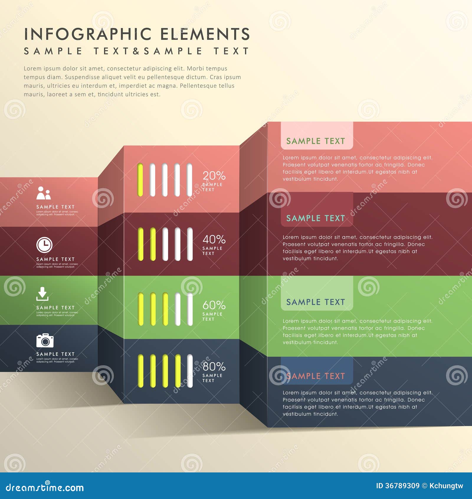 Abstract Banner Infographics Stock Vector - Illustration of number ...