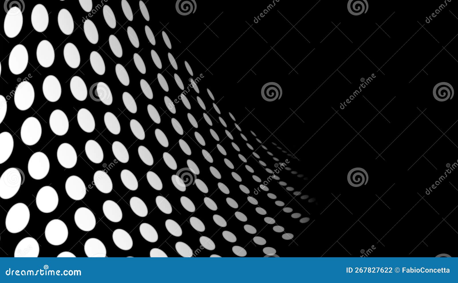 Abstract Banner Pattern Background of Black and White Circles Banner ...