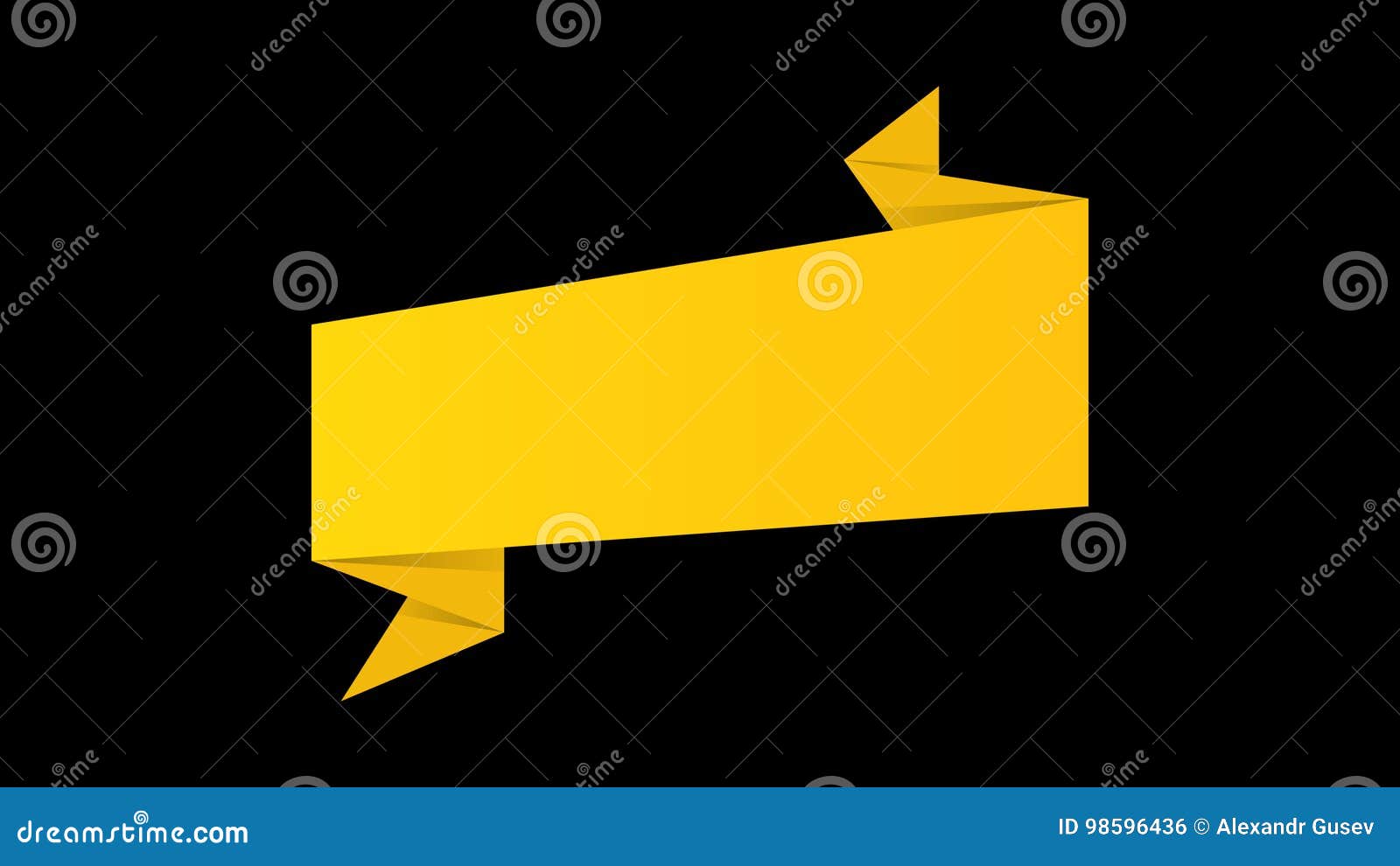 Abstract Banner with Shadow in PNG Format with ALPHA Transparency ...