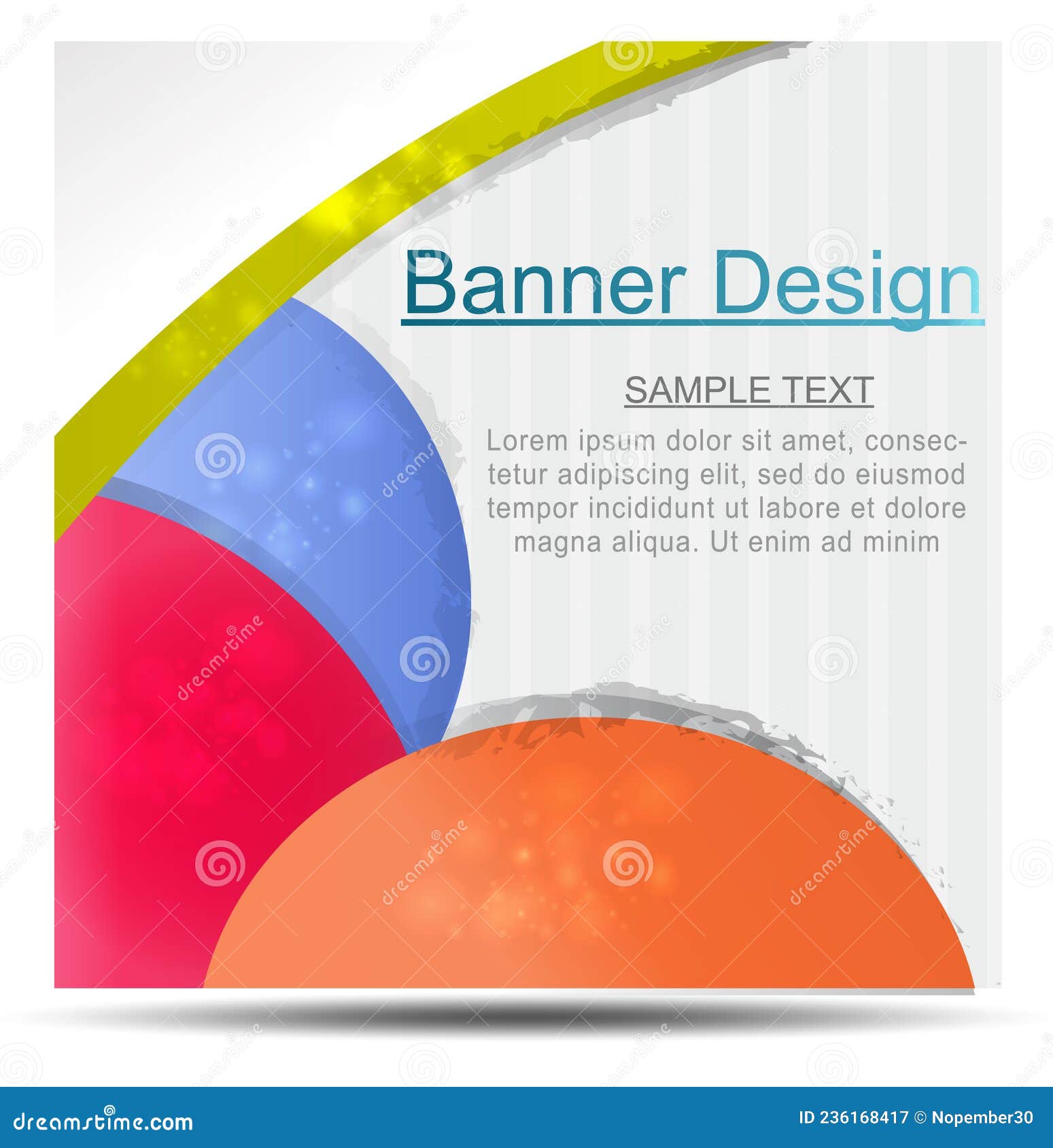 Abstrac simple banner stock vector. Illustration of layout - 236168417