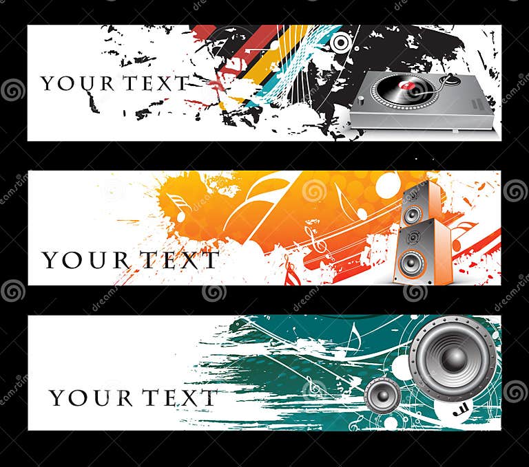 Abstract banners stock vector. Illustration of floral - 15552940