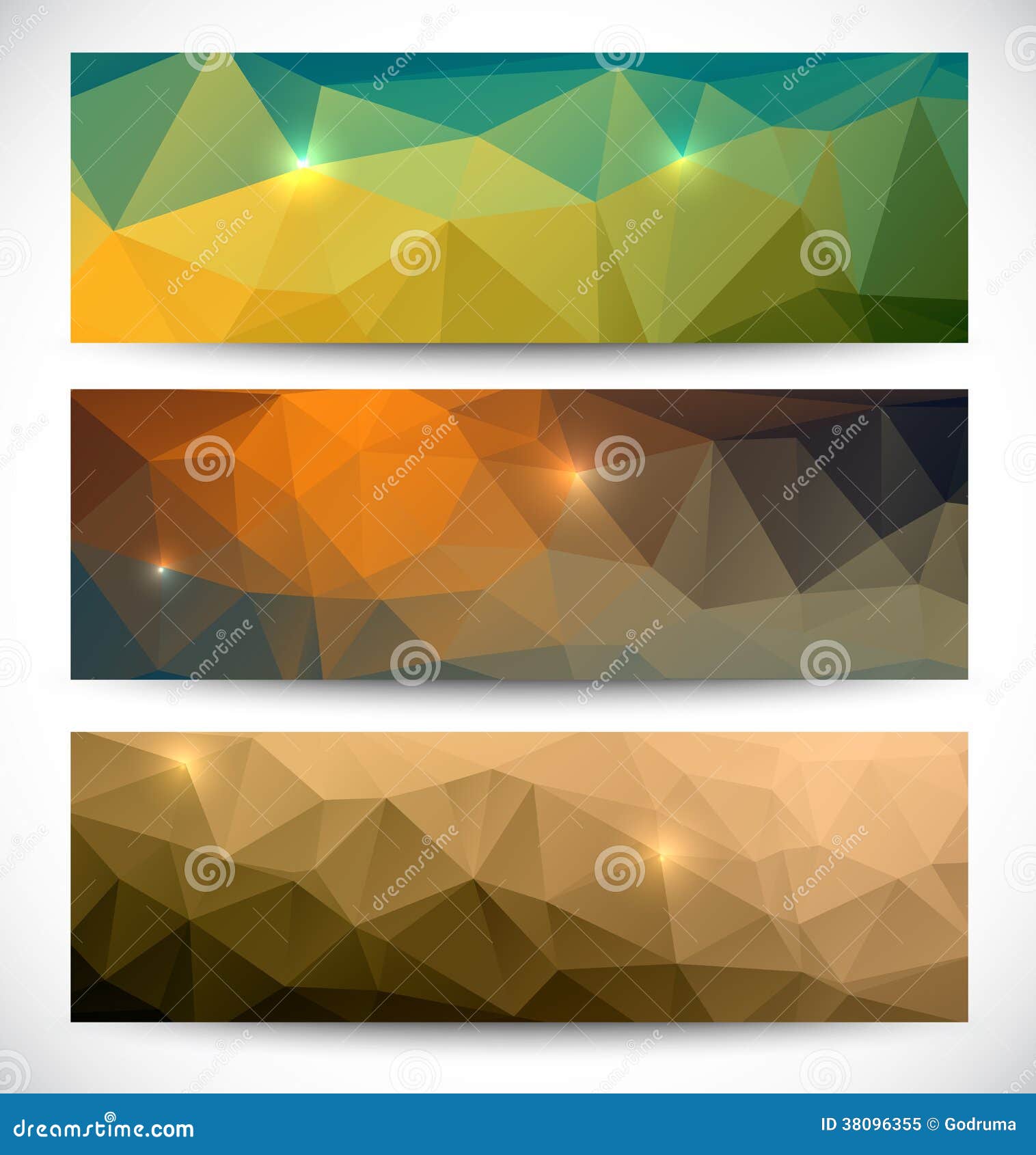 Abstract Banners Collection. Stock Vector - Illustration of element ...